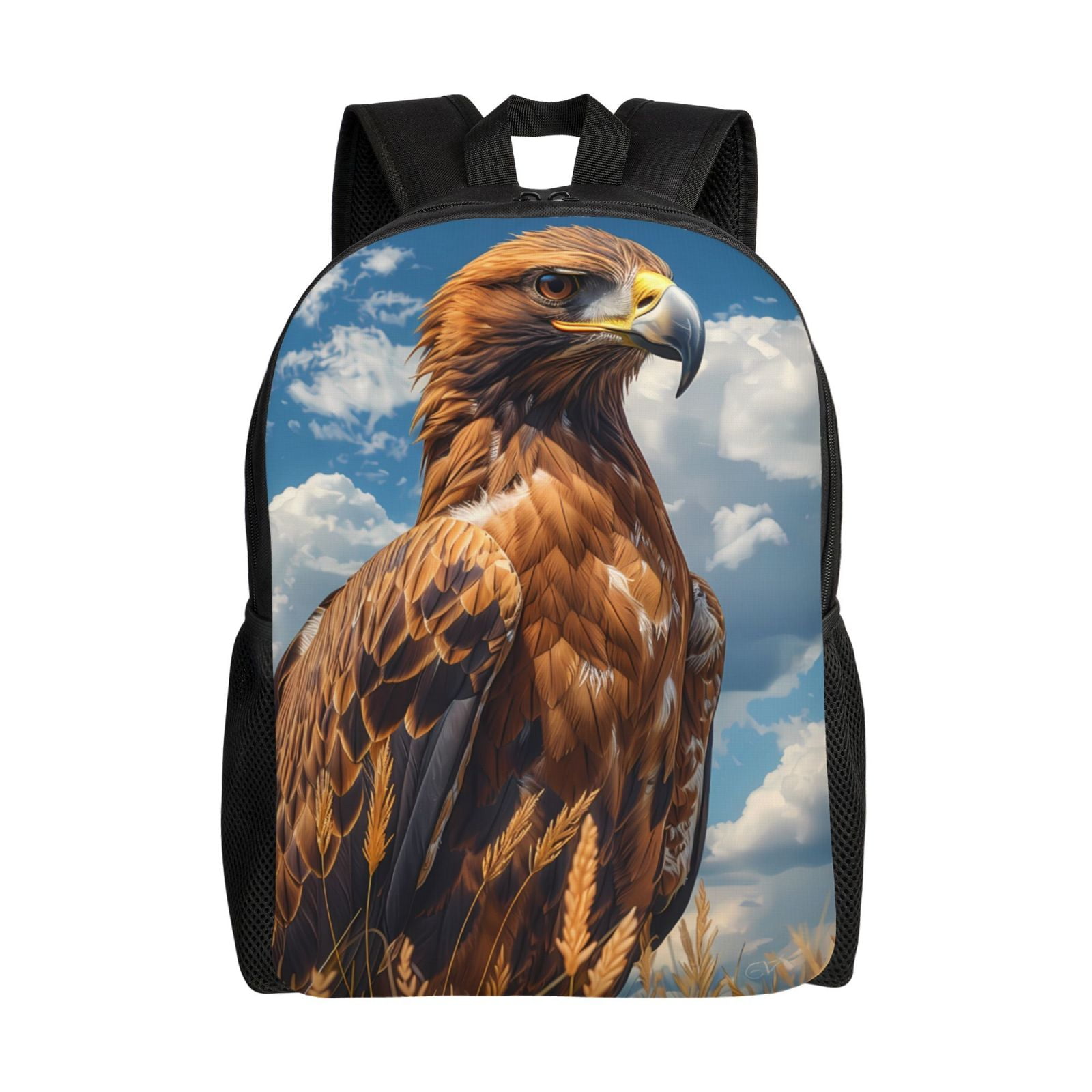 Haiem Blue Sky White Cloud Eagle Backpack - Stylish and Durable 15-inch ...