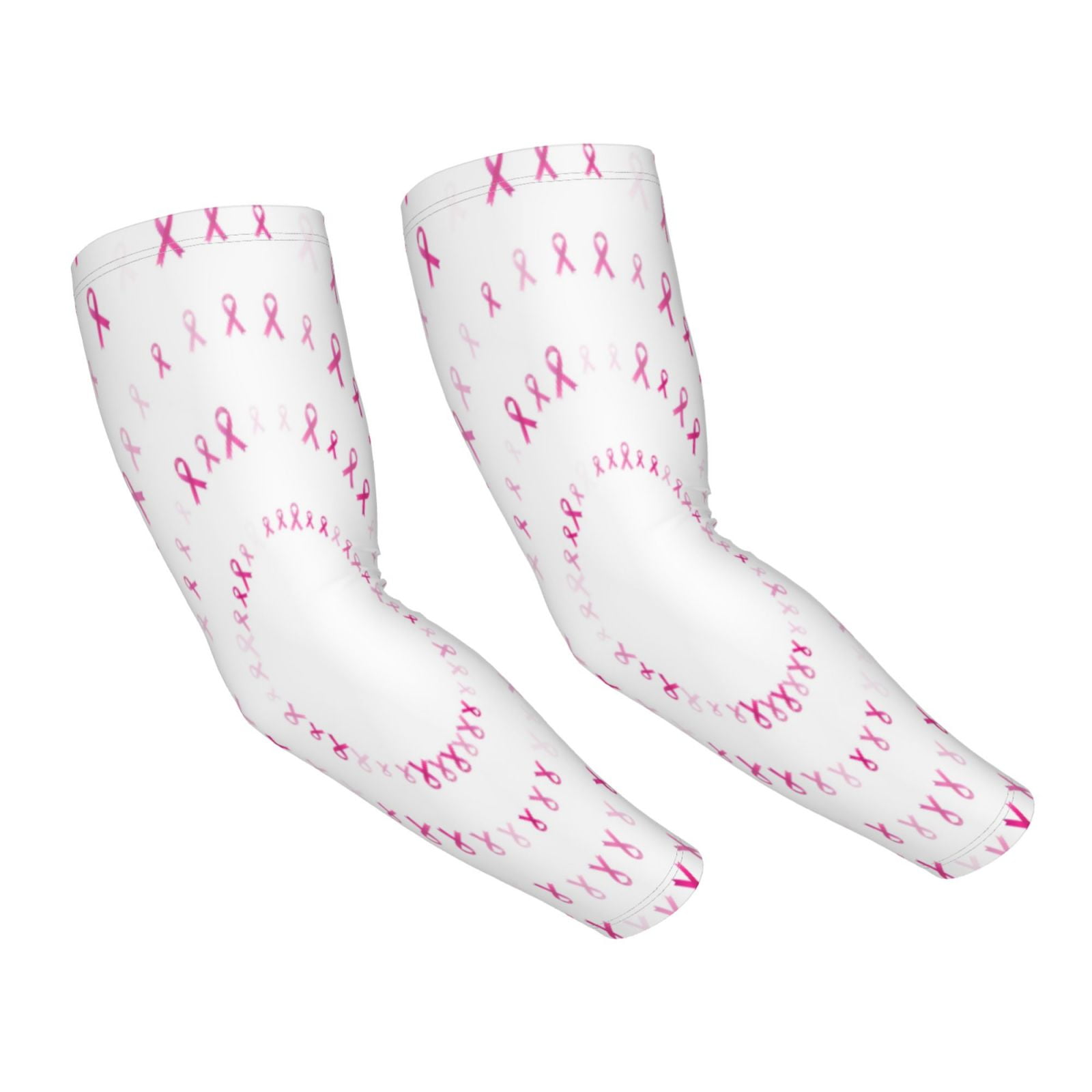 Haiem Breast Cancer Awareness (4) UV Protection Cooling Arm Sleeves for ...
