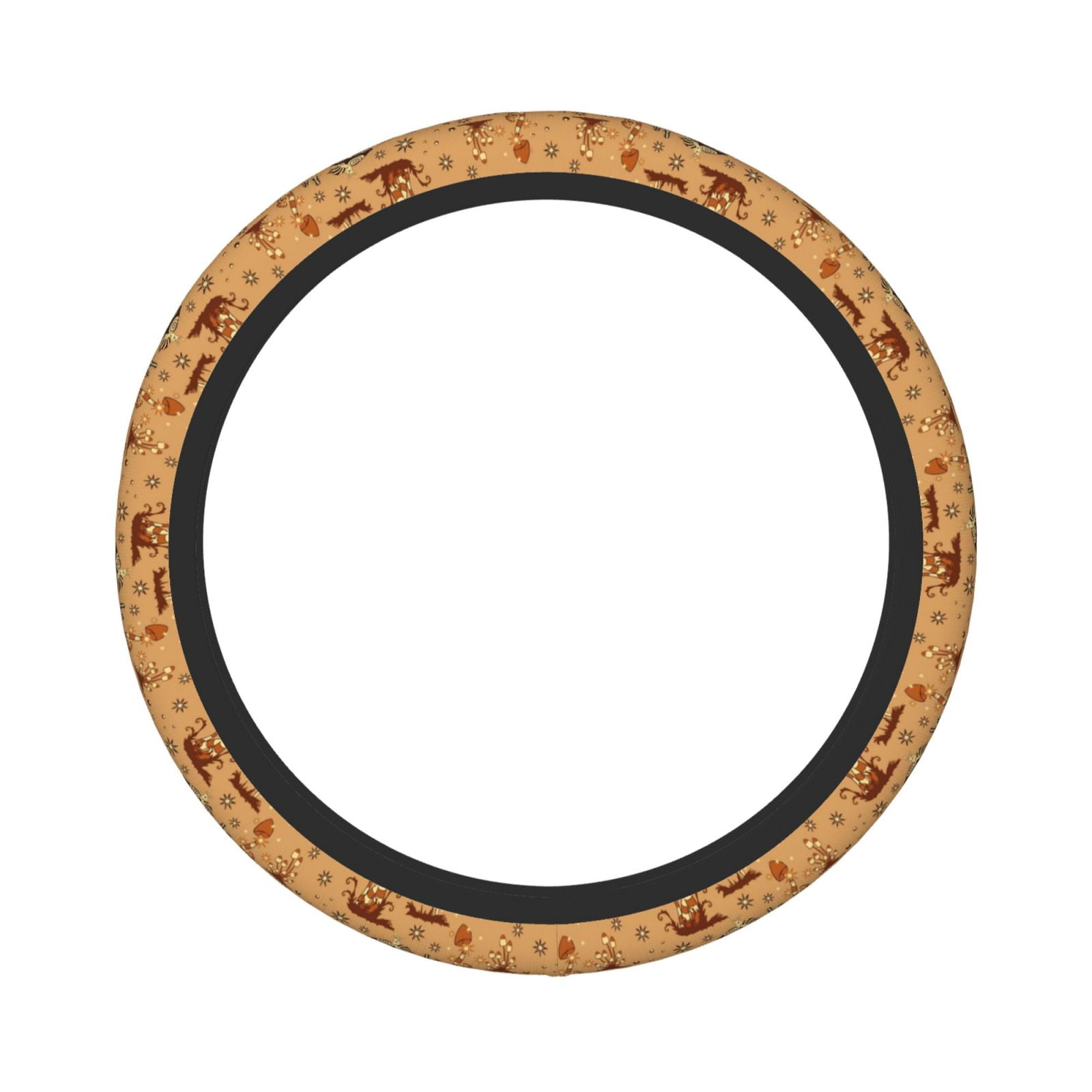 Haiem Brown Mushrooms Print Steering Wheel Cover 15 Inches for Women ...