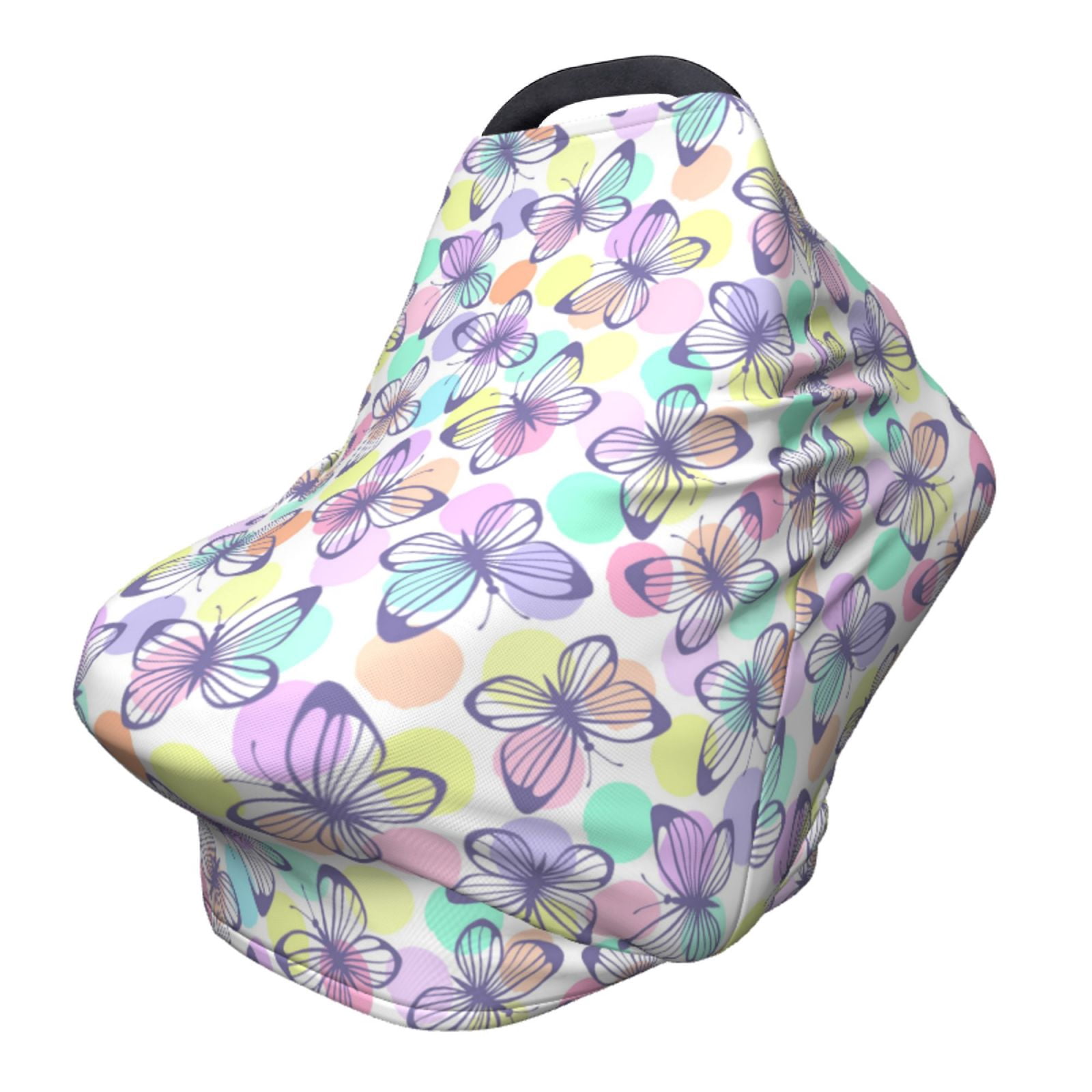 Haiem Butterflies on Polka Dots Baby Nursing Cover & Nursing Poncho ...