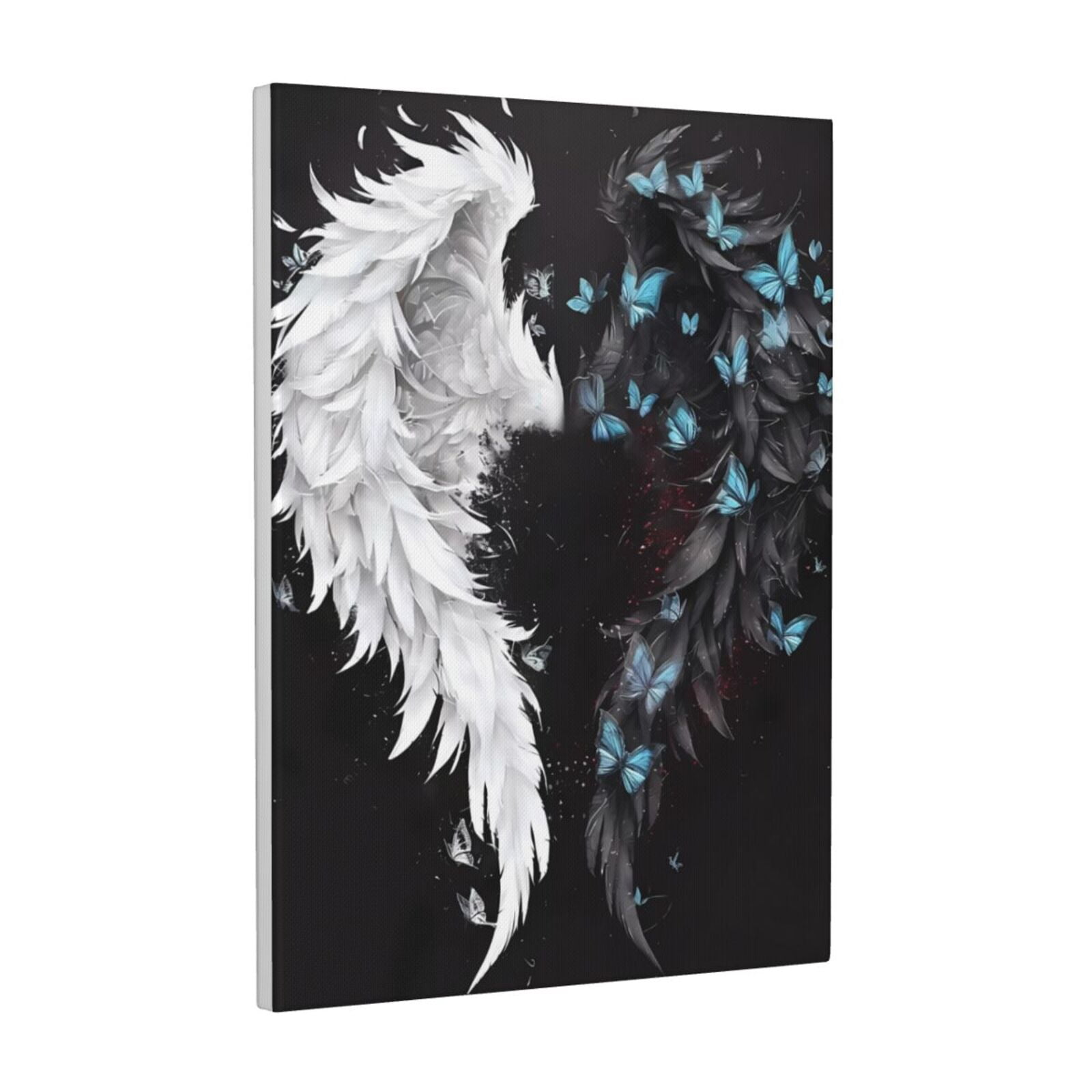 Haiem Butterfly Angel Wings Art Print 30x40in Canvas Decorative Picture ...