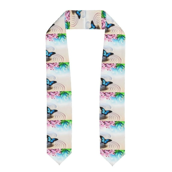 Haiem Butterfly In Blossoms Zen Pattern Graduation Stole 2024 | Premium ...