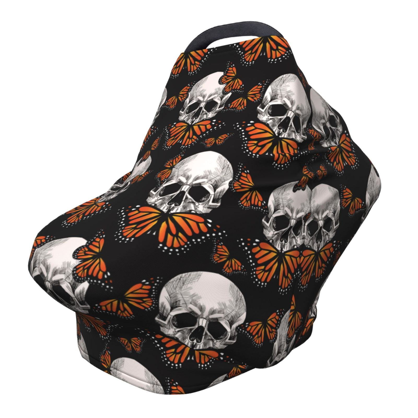 Haiem Butterfly Skull Baby Nursing Cover & Nursing Poncho - Multi Use ...