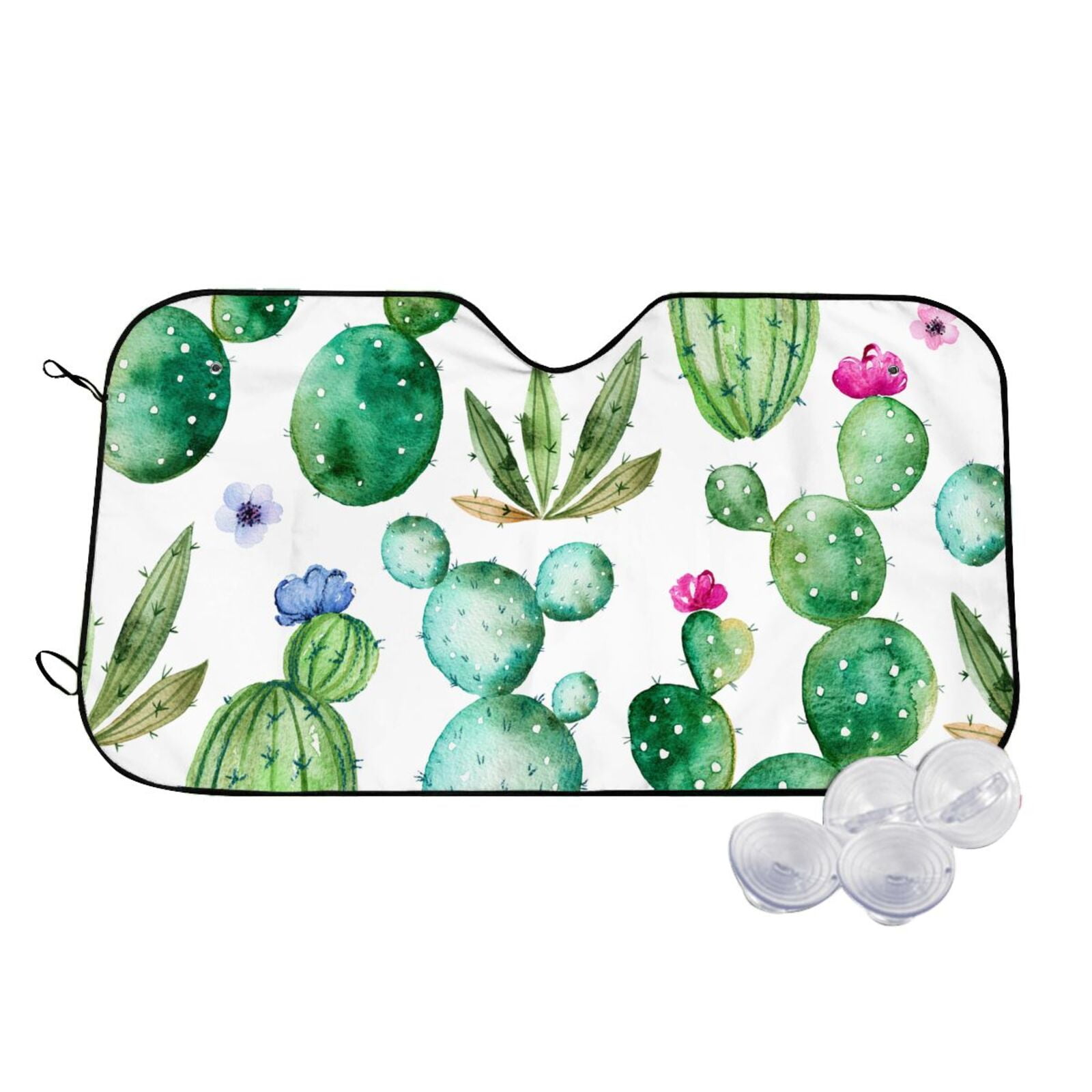 Haiem Cactus Plants1 Car Windshield Sun Shade - Blocks UV Rays Sun ...