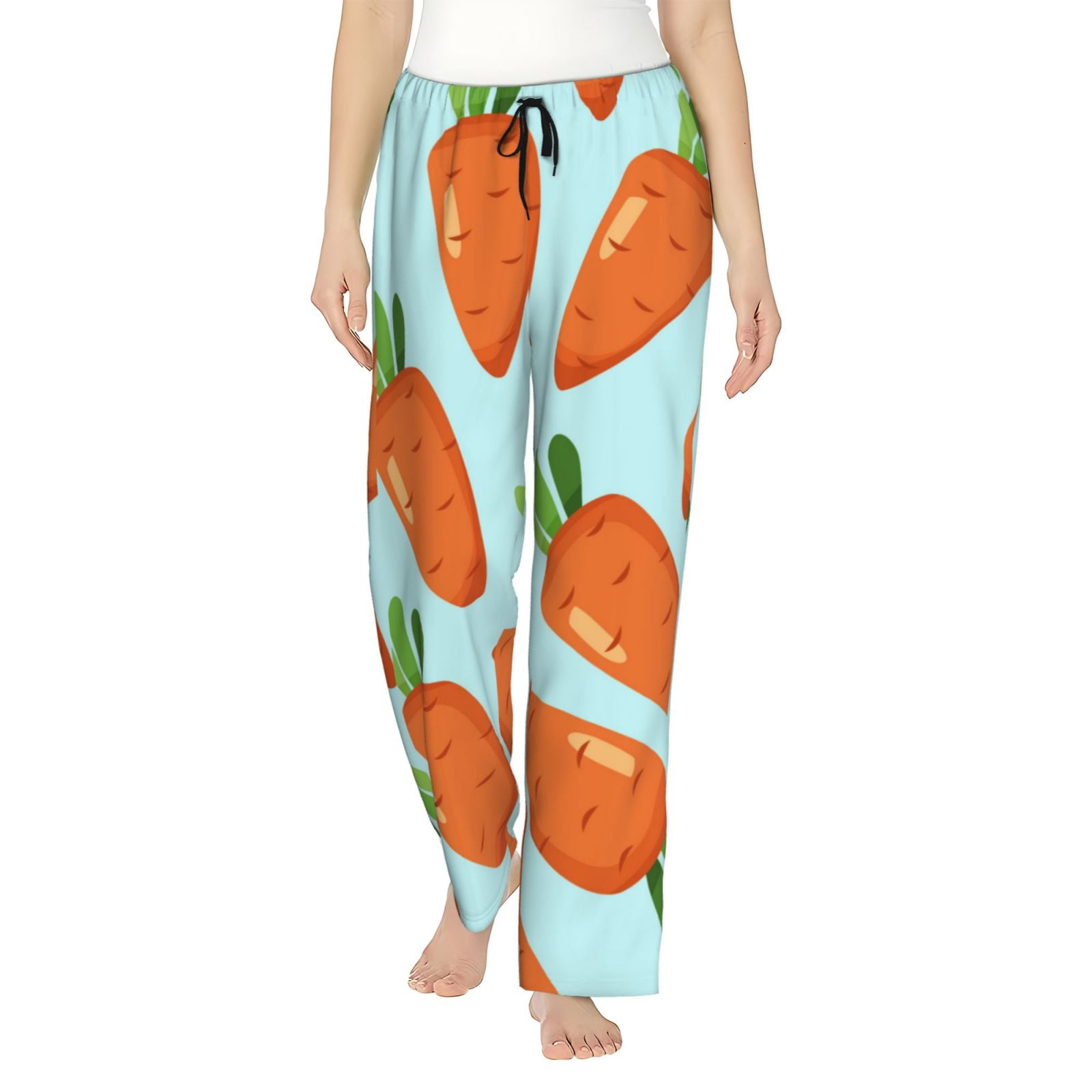 Haiem Cartoon Carrot Women's Pajama Pants Ultra Lightweight Pjs Bottoms ...