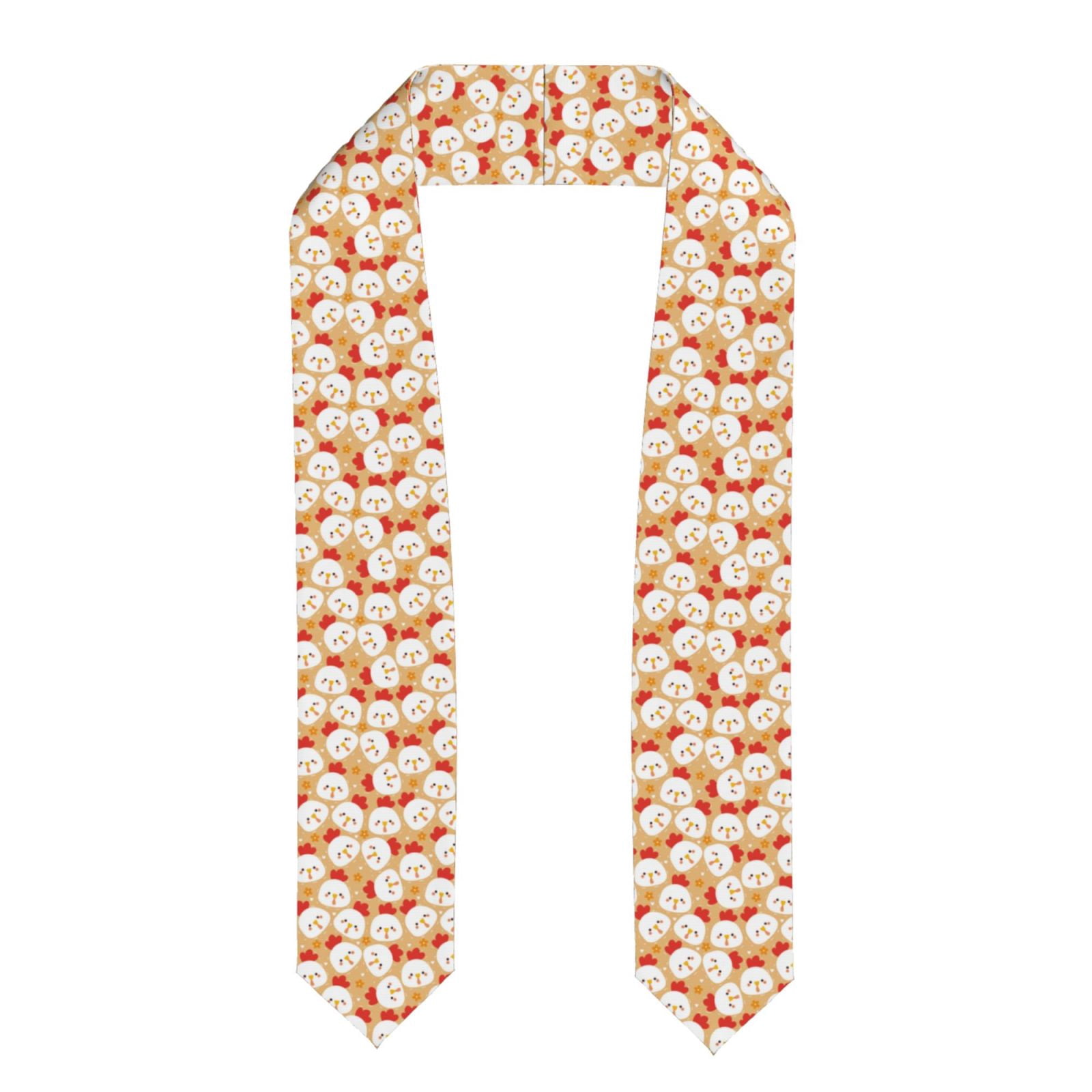 Haiem Cartoon Chicken Pattern Graduation Stole 2024 | Premium Satin ...