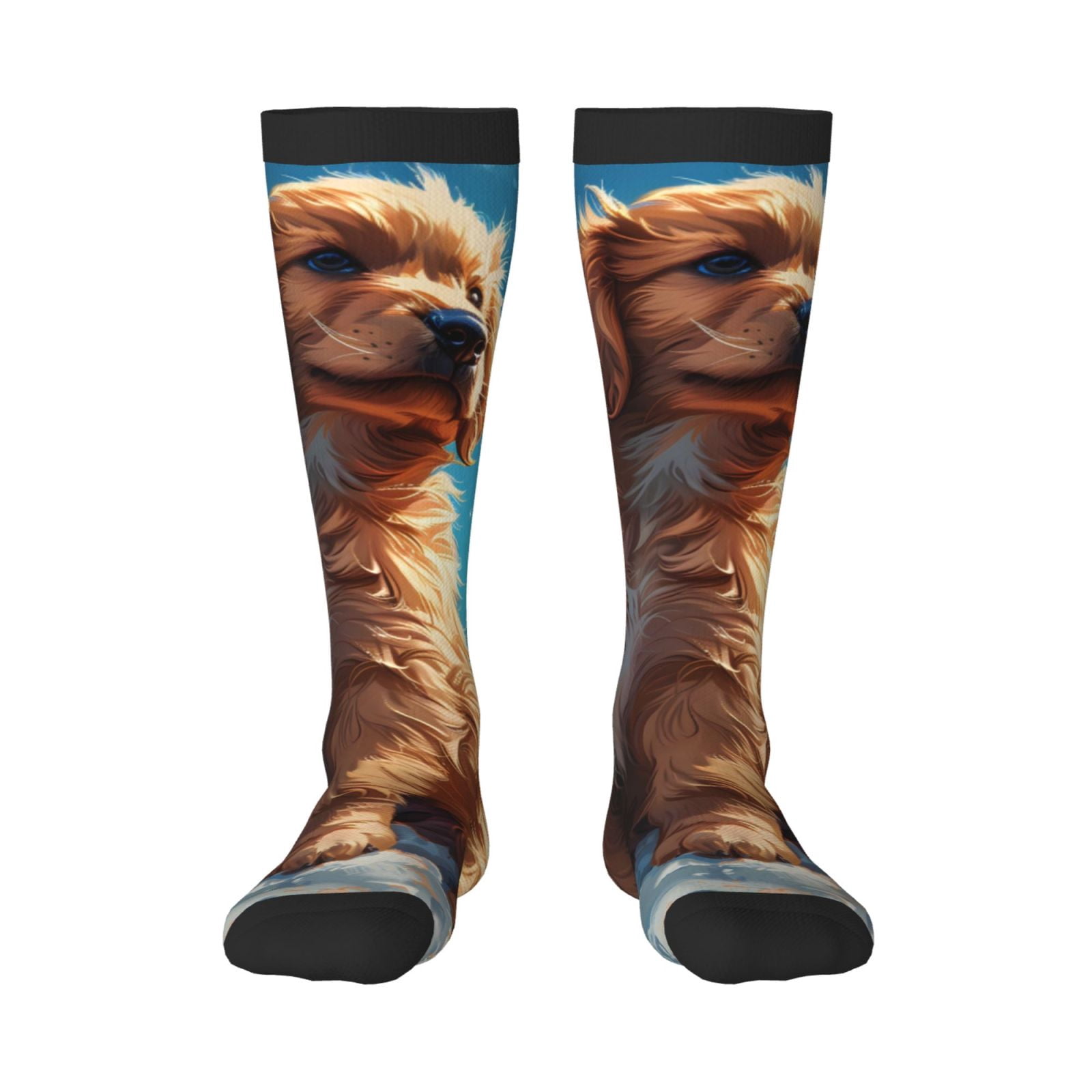 Haiem Cartoon Cloud Puppy Socks, Funny Novelty Crazy Design Cotton ...