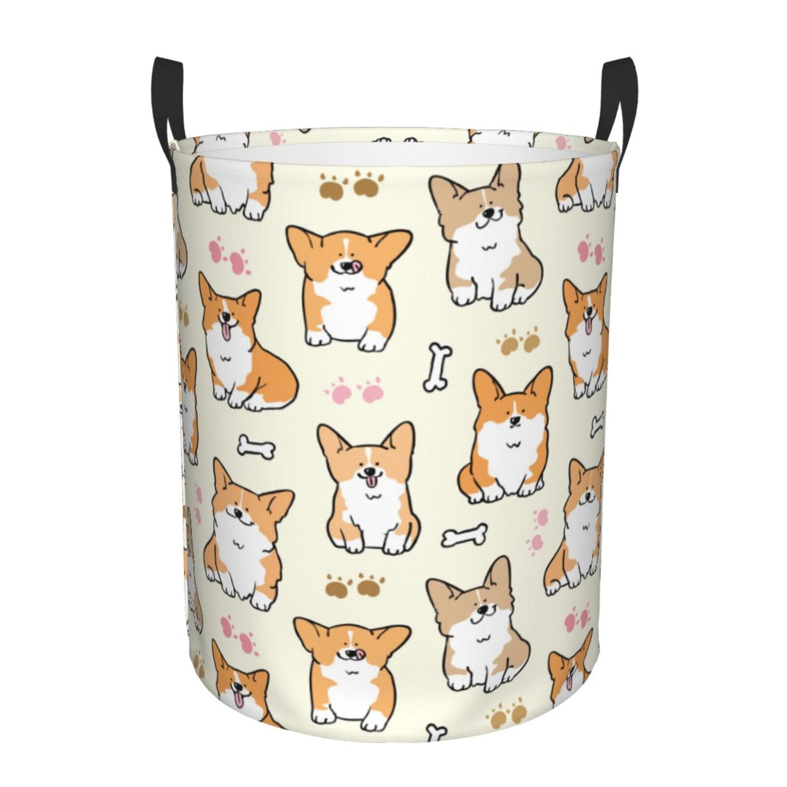 Haiem Cartoon Corgi Laundry Basket, Laundry Hamper, Collapsible Laundry ...