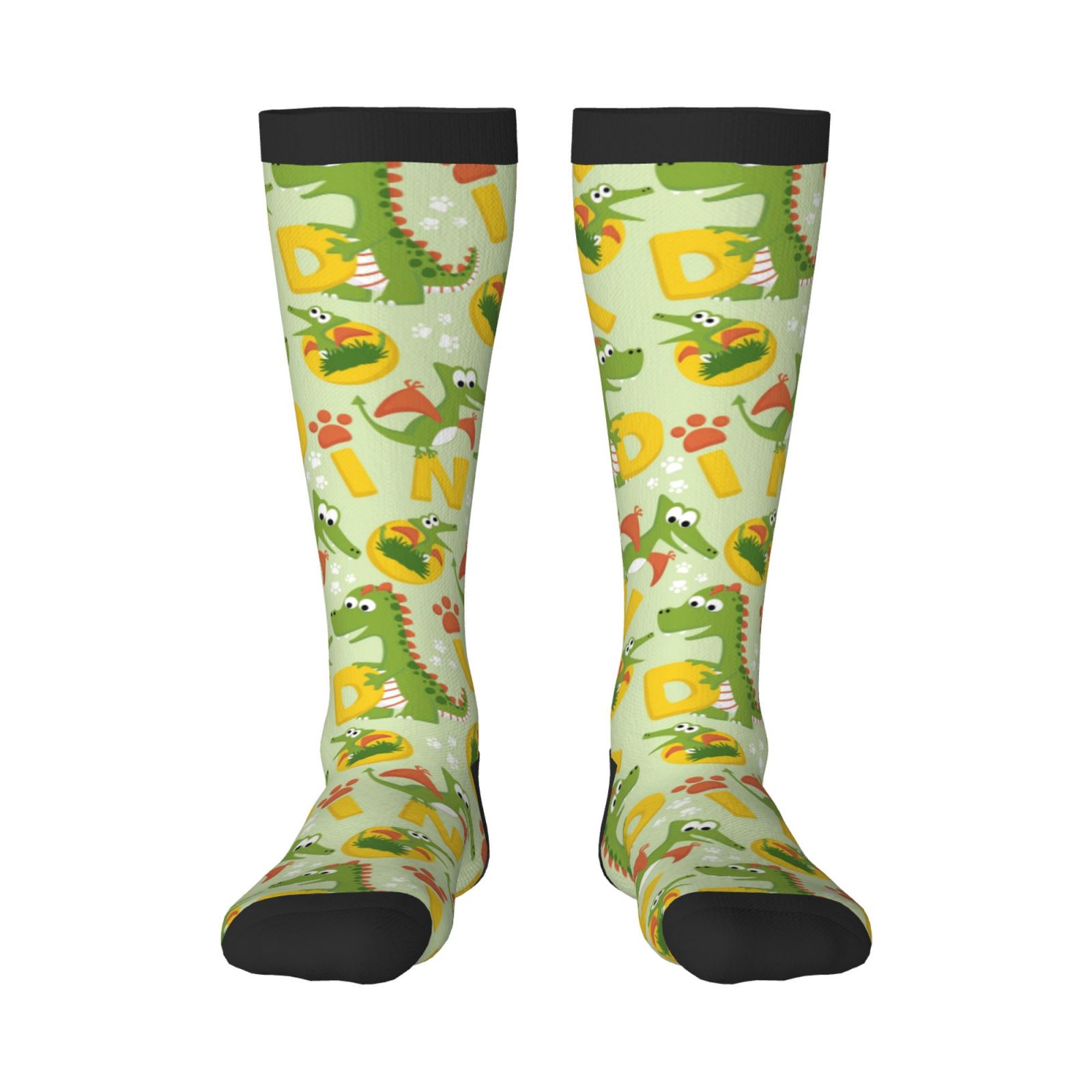 Haiem Cartoon Dinosaurs Socks, Funny Novelty Crazy Design Cotton Socks ...
