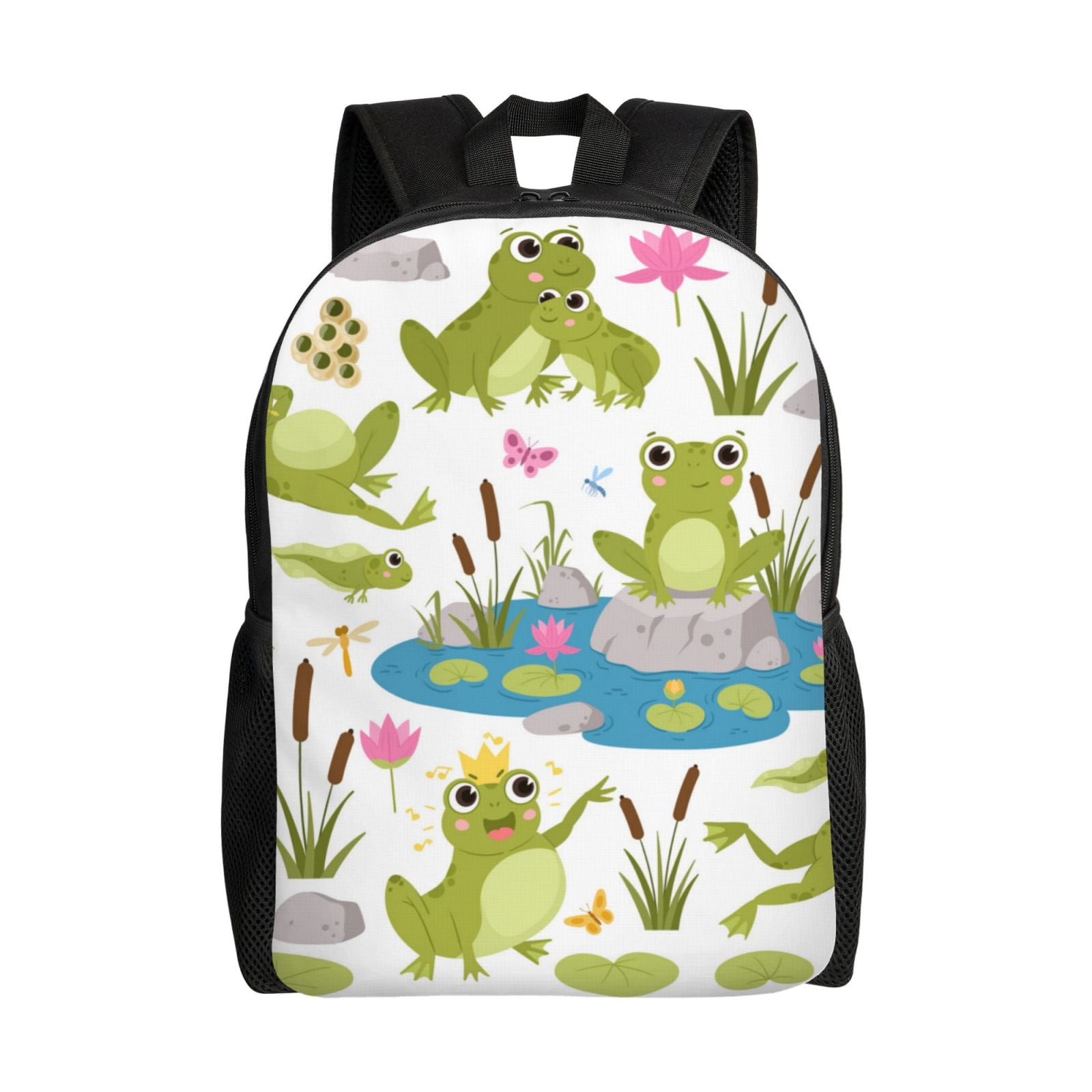 Haiem Cartoon Frogs Backpack - Stylish and Durable 15-inch Laptop ...