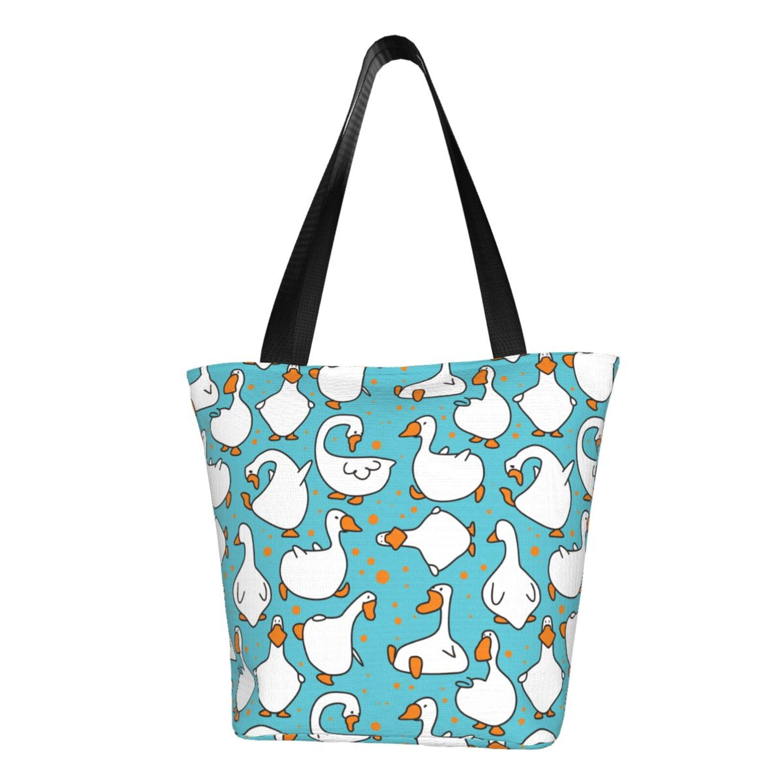 Haiem Cartoon Funny Goose Pattern Shoulder Bag - Durable and Spacious ...