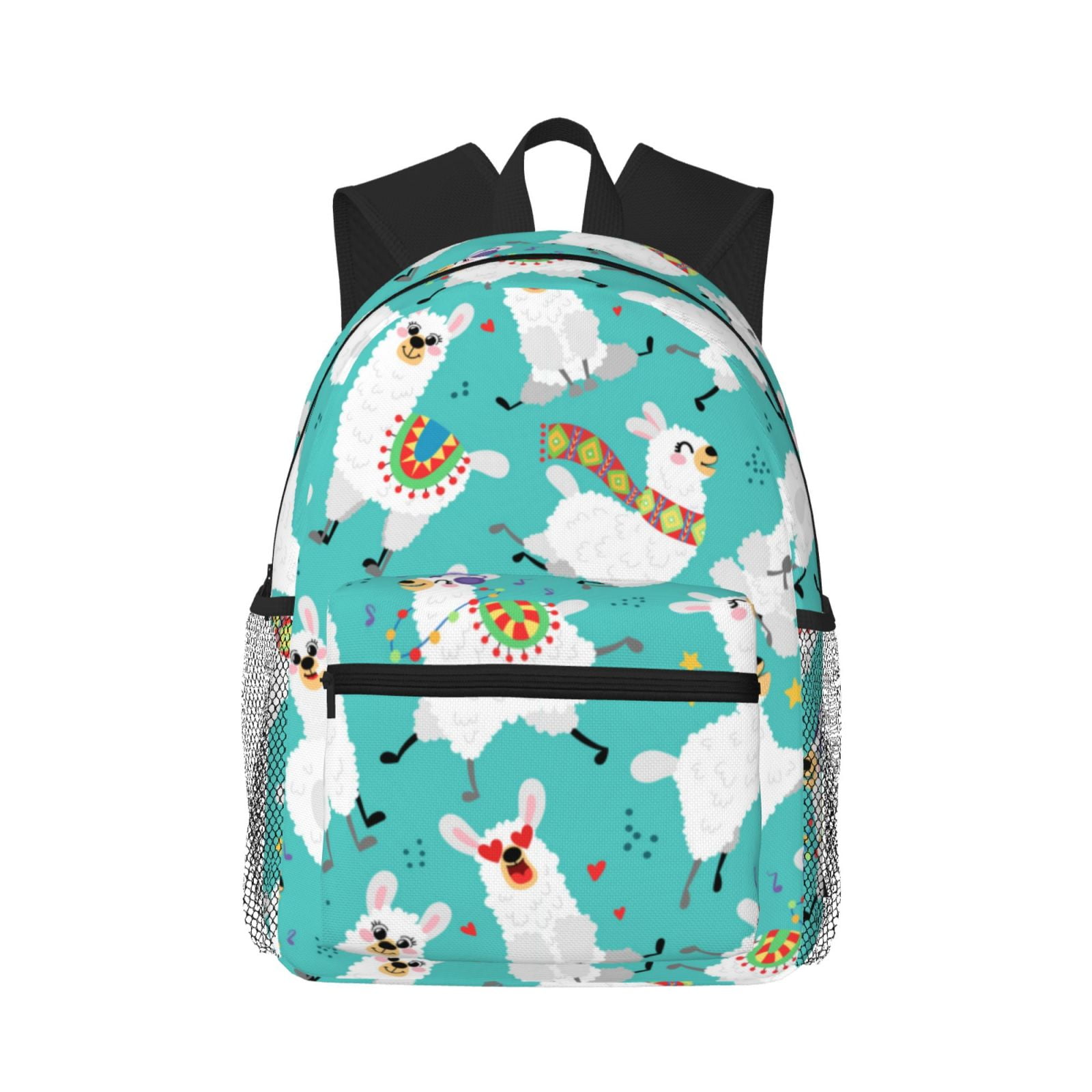 Haiem Cartoon Llamas Lightweight Backpack for School, Classic Basic ...