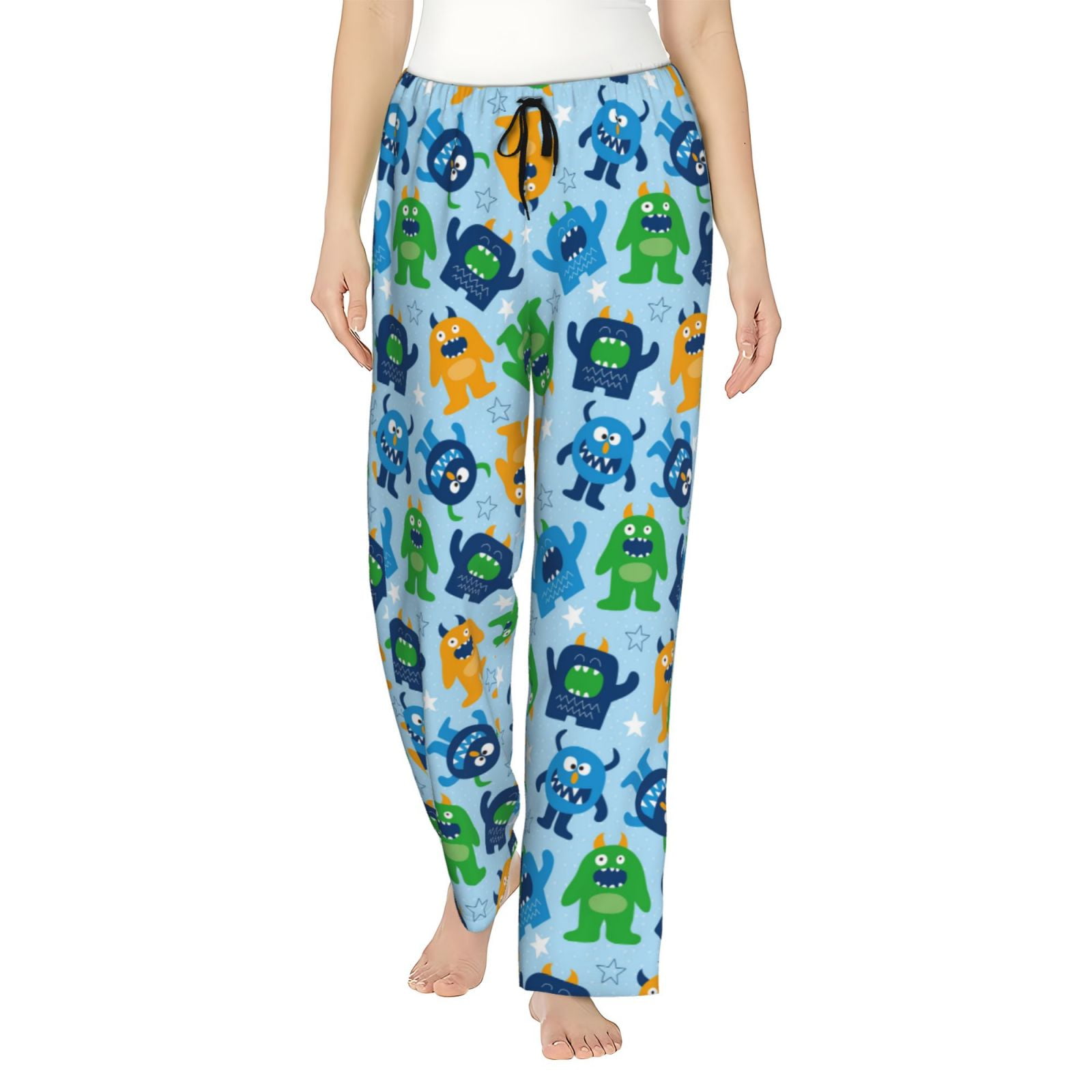 Haiem Cartoon Monster Women's Pajama Pants Ultra Lightweight Pjs ...