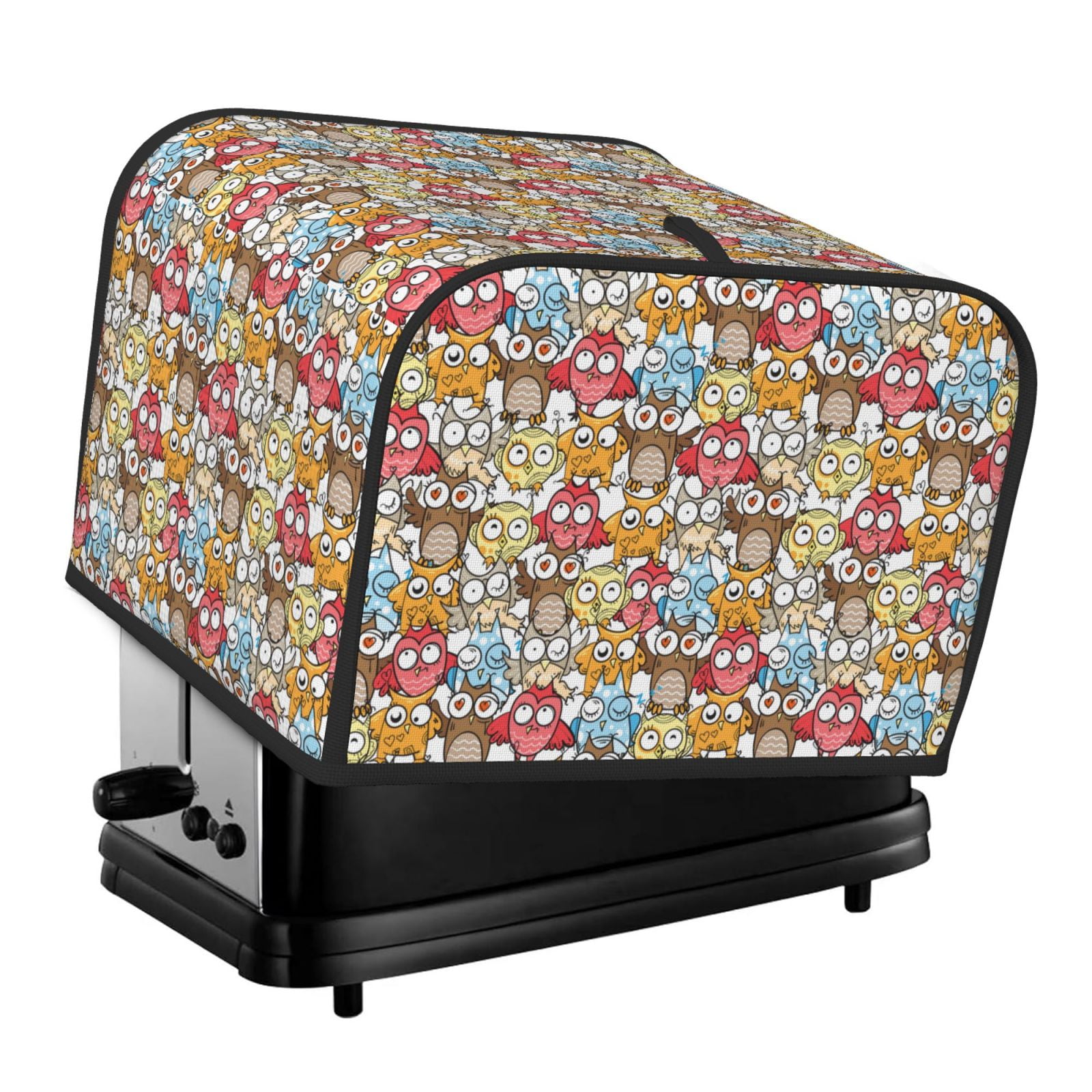 Haiem Cartoon Owls 1 Print Toaster Covers 4 Slice Wide Slot,Bread Dust ...