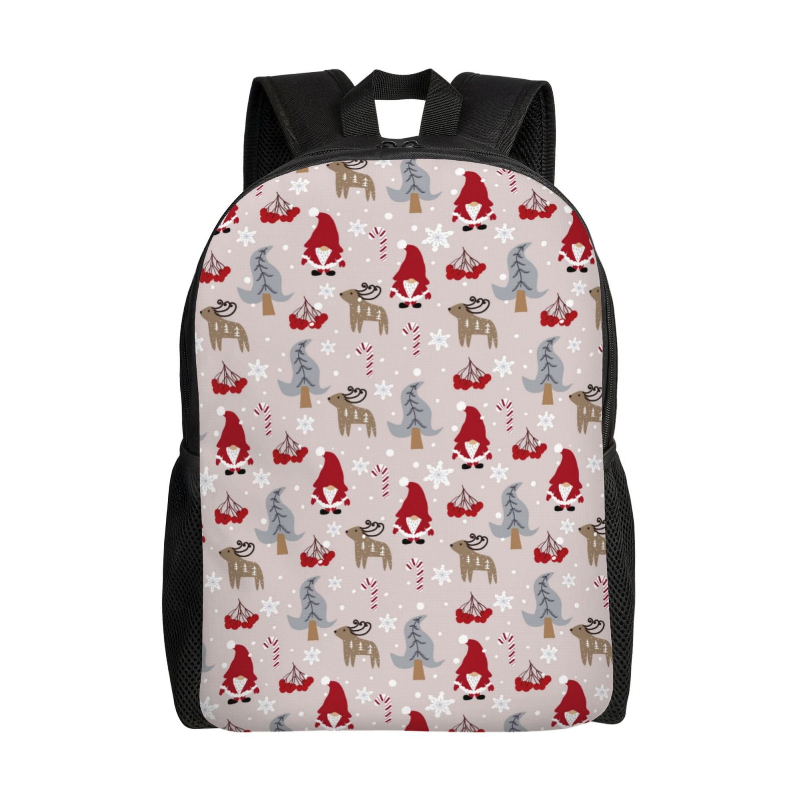 Haiem Cartoon Santa and Reindeer Backpack - Stylish and Durable 15-inch ...