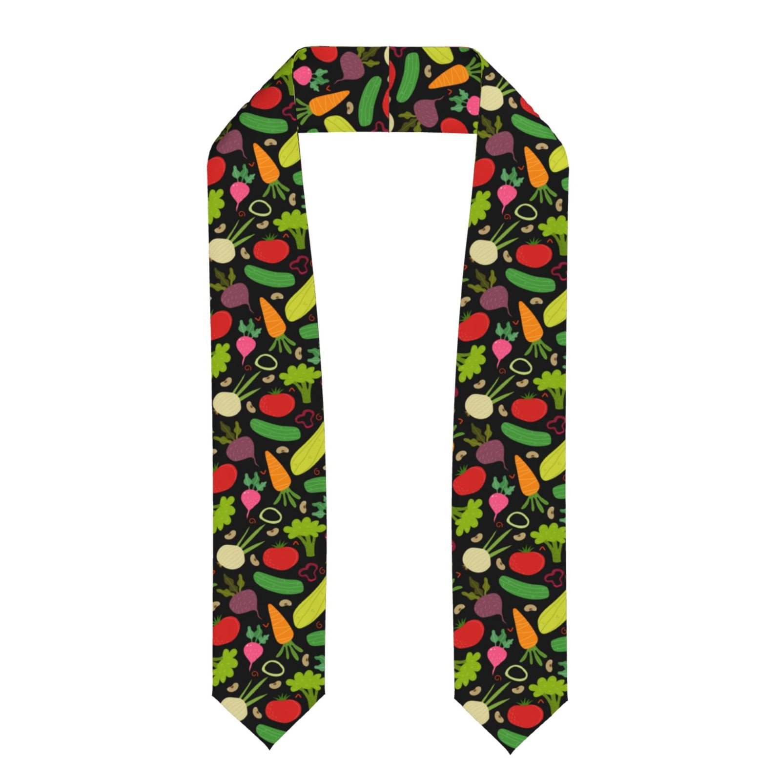 Haiem Cartoon Vegetables Pattern Graduation Stole 2024 | Premium Satin ...
