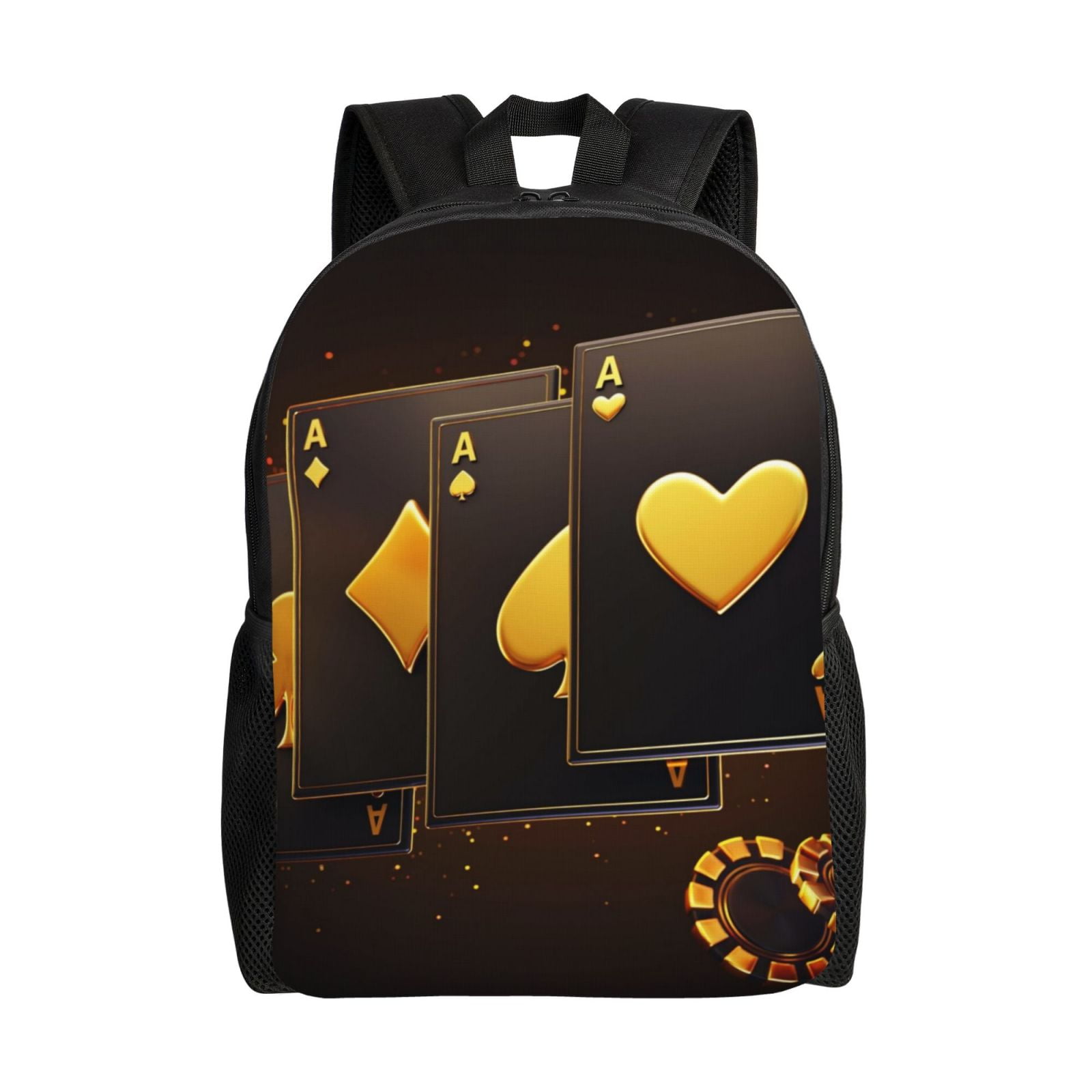 Haiem Casino Playing Cards Backpack - Stylish and Durable 15-inch ...