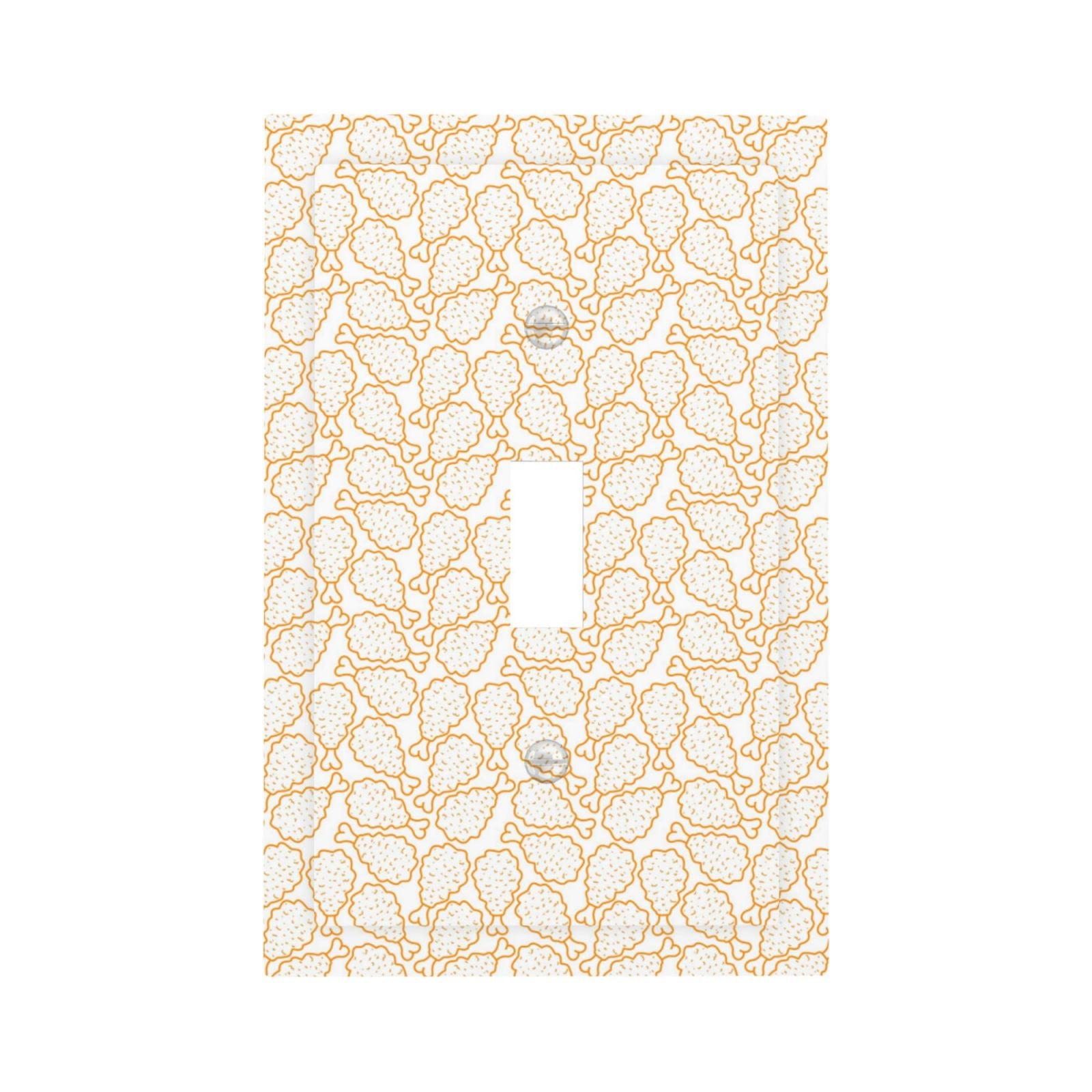 Haiem Chicken Leg Pattern Decorative Wall Plates, 1-Gang 5.0" x3.0 ...