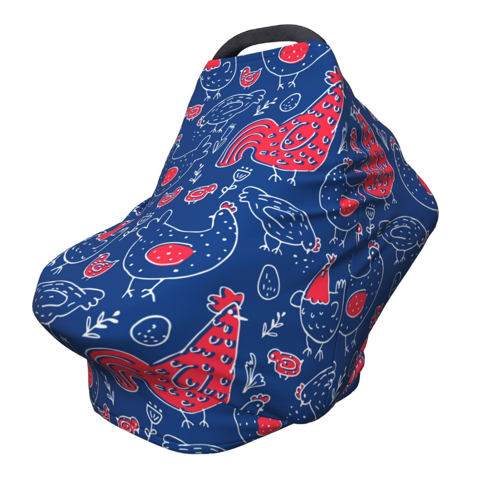Haiem Chicken and Rooster Baby Nursing Cover & Nursing Poncho - Multi ...