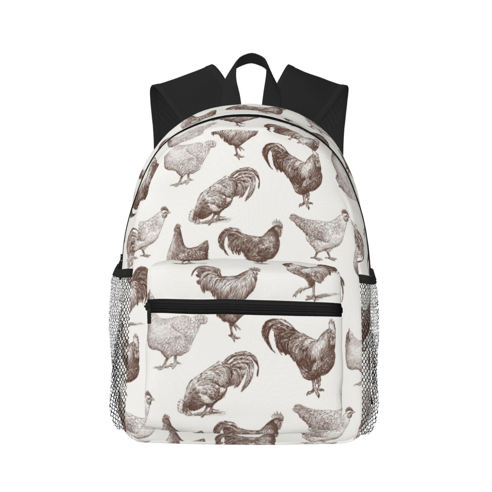 Haiem Chickens Lightweight Backpack for School, Classic Basic Water ...