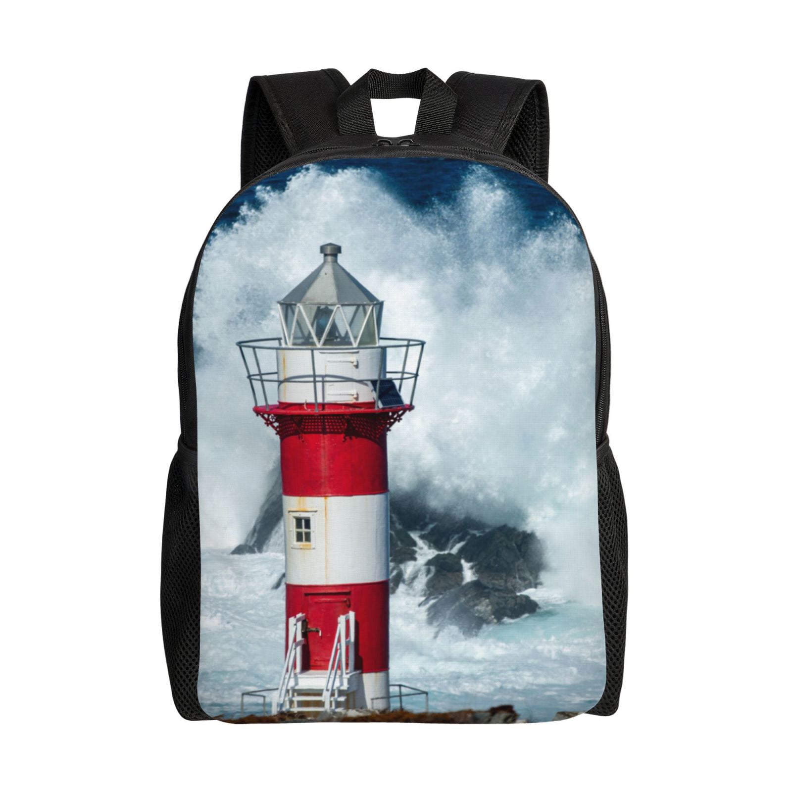 Haiem Circular Lighthouse Backpack - Stylish and Durable 15-inch Laptop ...