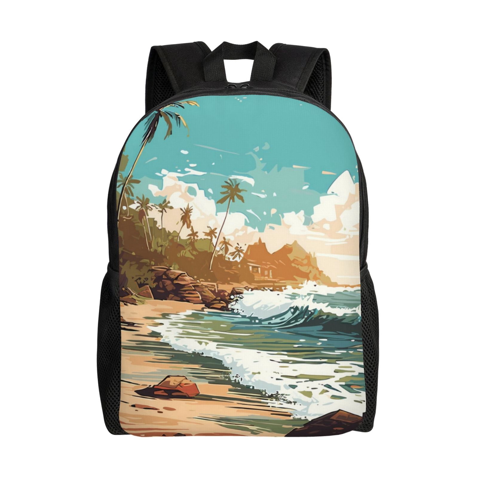 Haiem Coastal Palm Beach Backpack - Stylish and Durable 15-inch Laptop ...