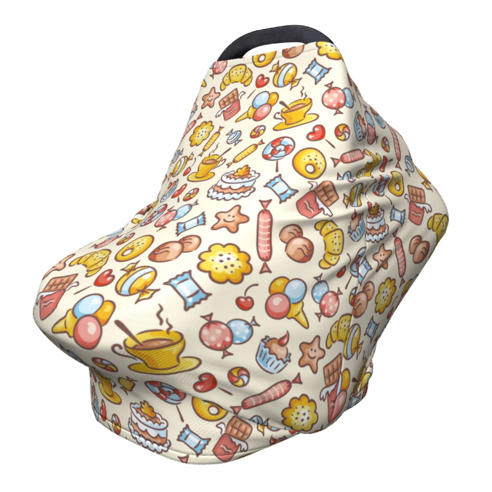 Haiem Coffee Donuts Baby Nursing Cover & Nursing Poncho - Multi Use ...