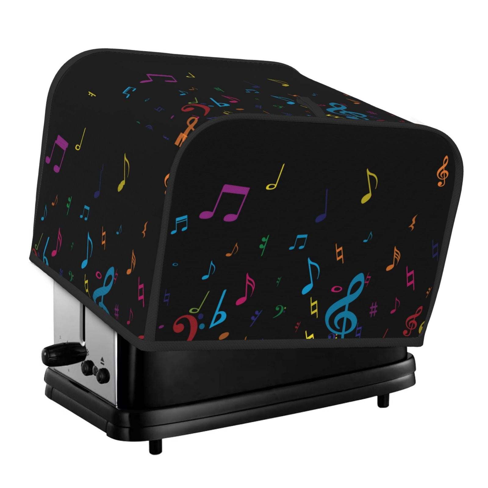 Haiem Color Musical Notes Print Toaster Covers 4 Slice Wide Slot,Bread ...