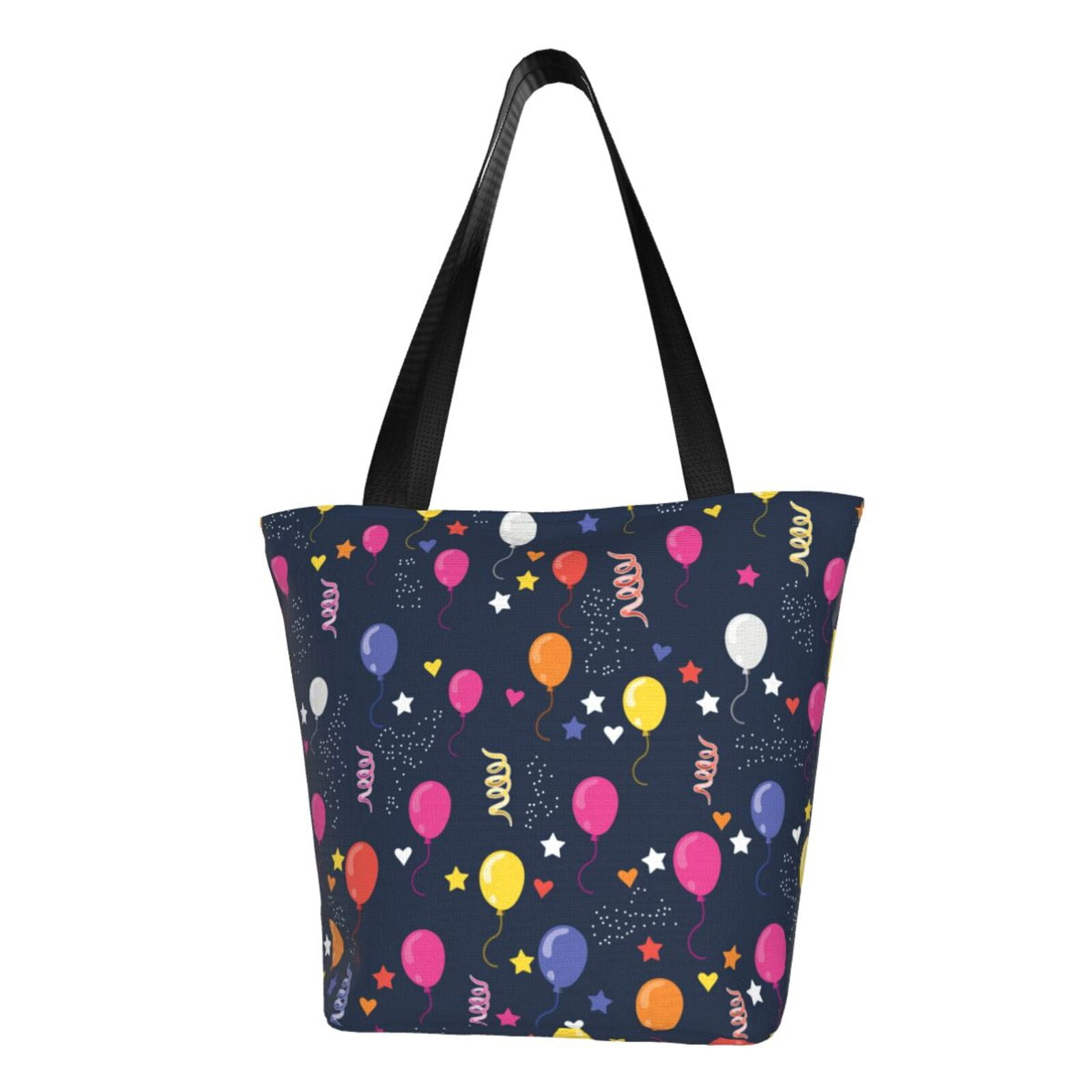 Haiem Colored Balloons Pattern Shoulder Bag - Durable and Spacious Tote ...