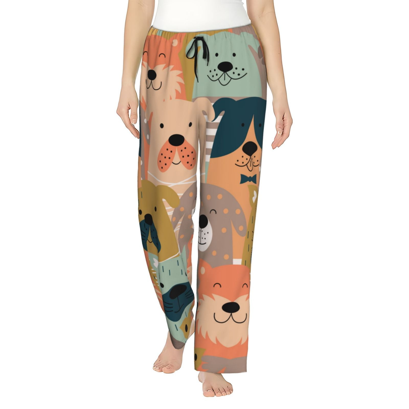Haiem Colorful Dogs Women's Pajama Pants Ultra Lightweight Pjs Bottoms ...