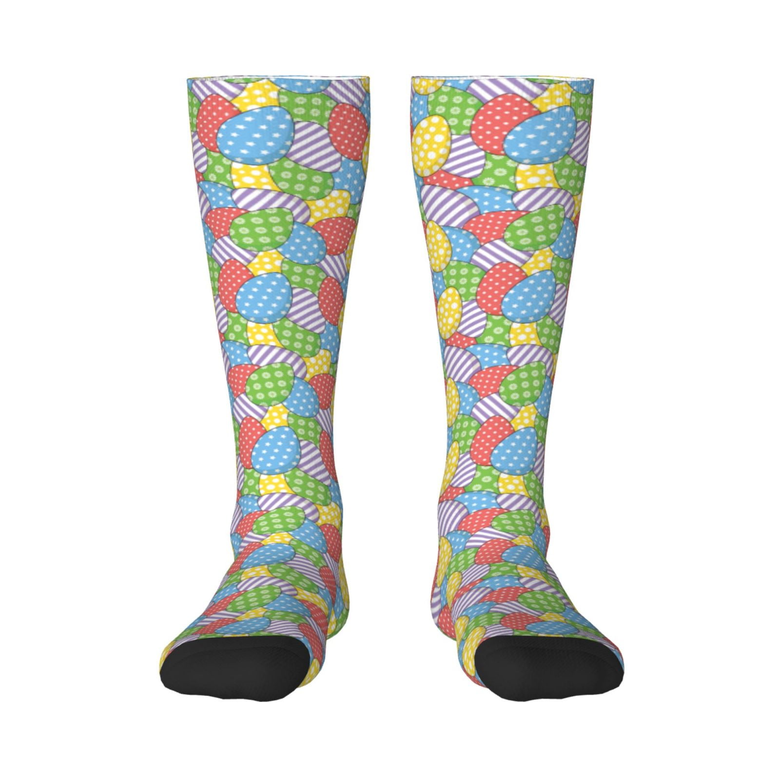 Haiem Colorful Easter eggs Funny Novelty Crazy Design Cotton Socks ...