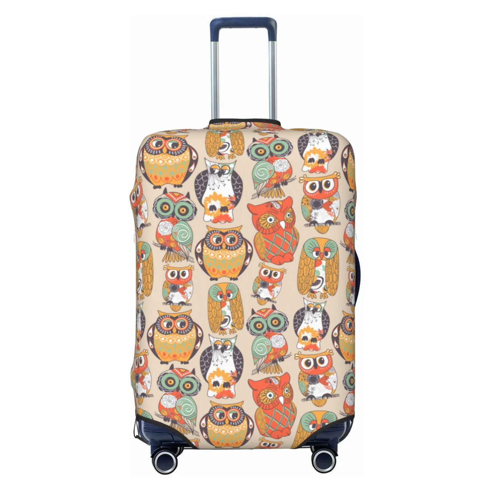 Haiem Colorful Owls Luggage Cover Printed Suitcase Covers for Luggage ...
