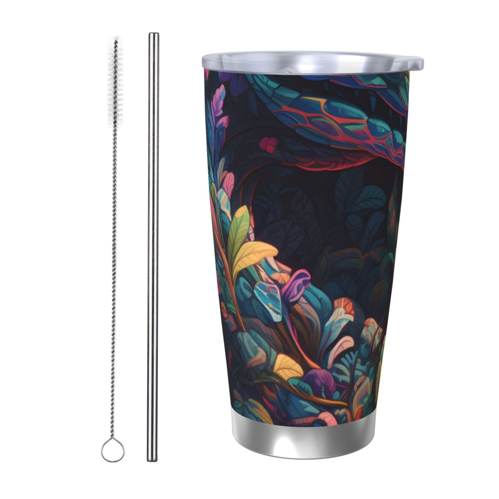 Haiem Colorful Patterned Snake Printed 20oz Straight Skinny Car Cups ...