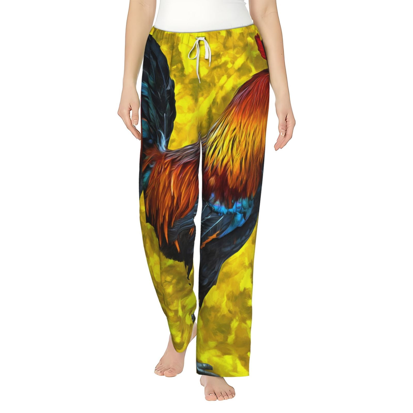 Haiem Colorful Rooster Women's Pajama Pants Ultra Lightweight Pjs ...