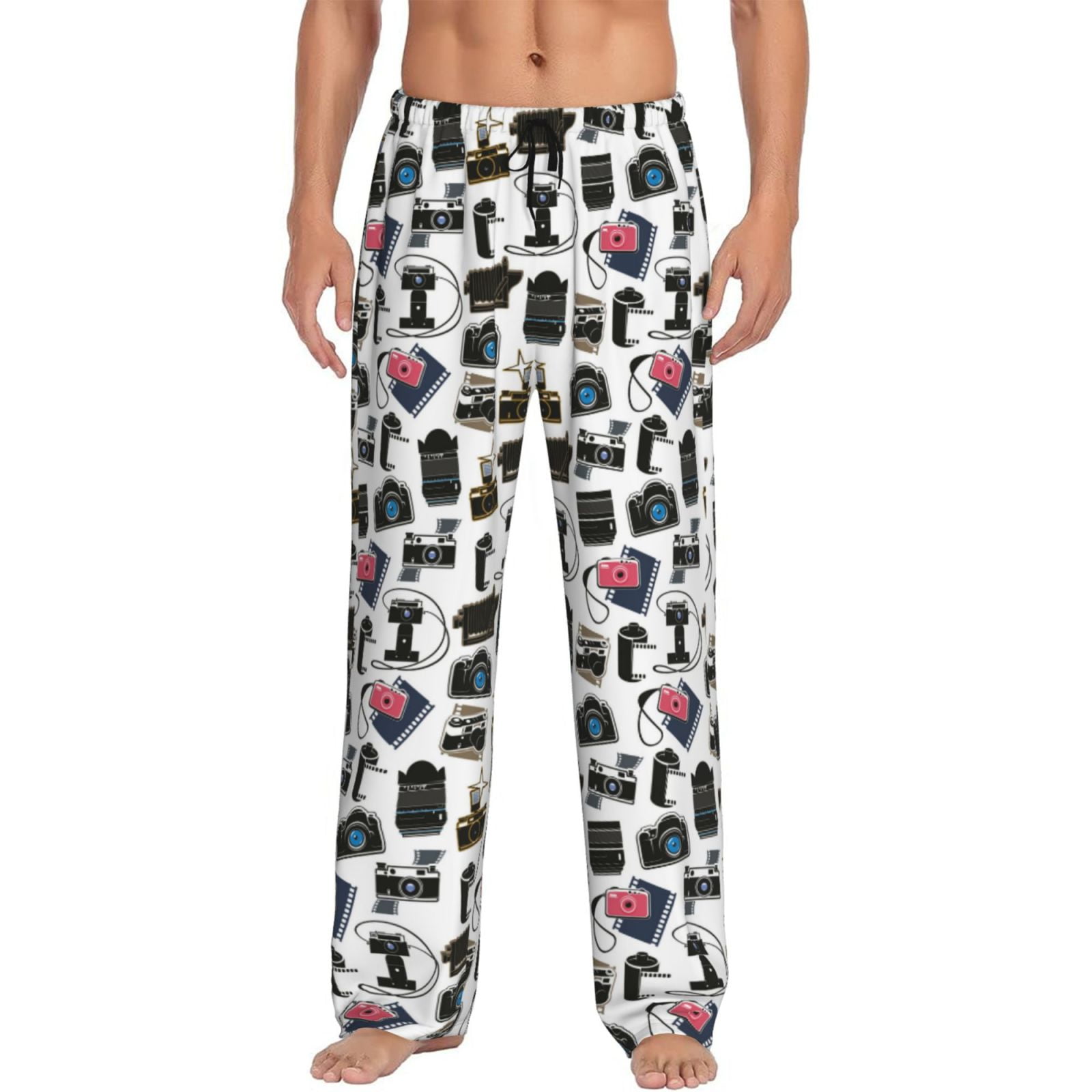 Haiem Cool Camera Men's Pajama Pants Ultra Lightweight Pjs Bottoms ...
