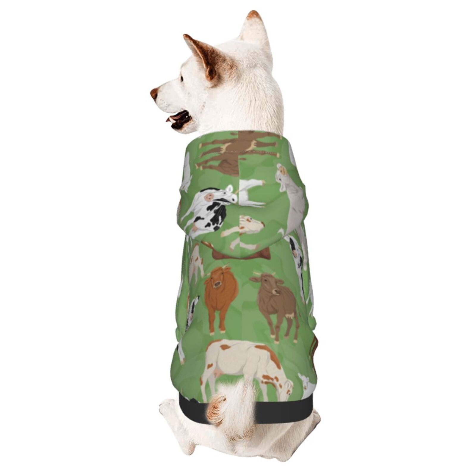 Haiem Cows And Calves for Winter Dog Hoodie Sweatshirts with Pockets ...
