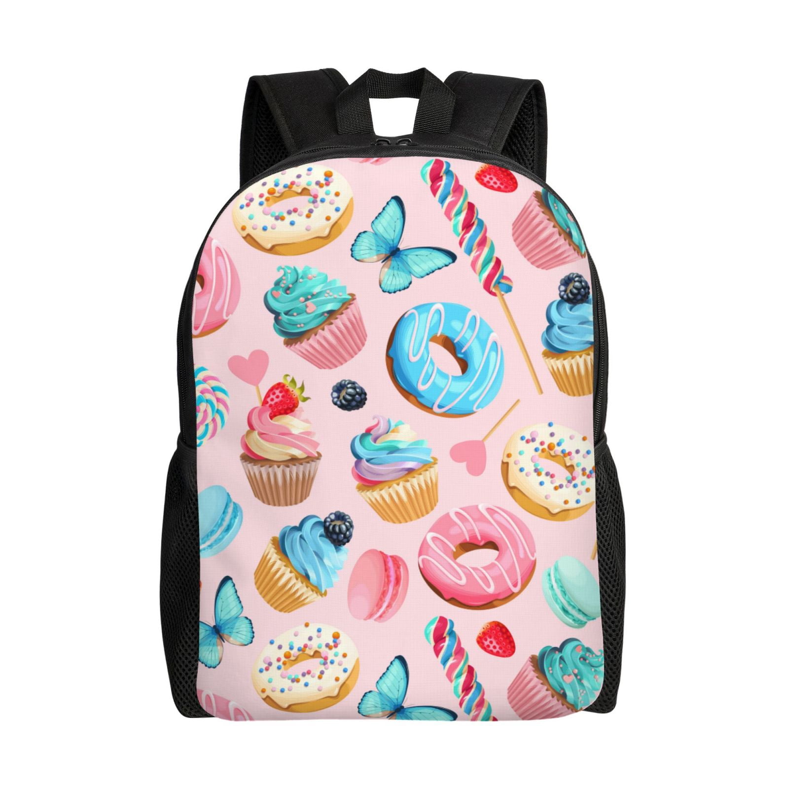 Haiem Cupcakes and Donuts Backpack - Stylish and Durable 15-inch Laptop ...