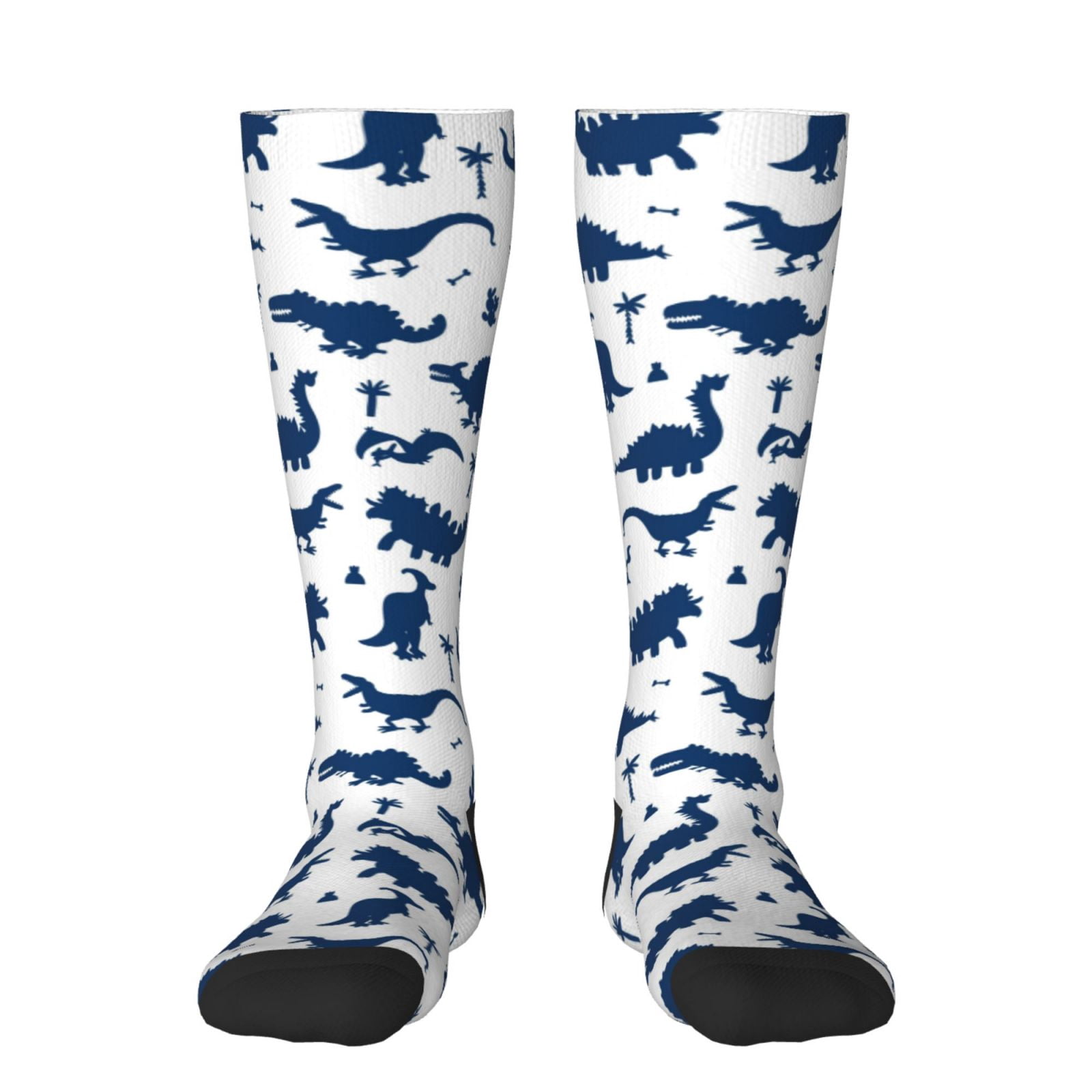Haiem Cute Cartoon Dinosaurs Socks, Funny Novelty Crazy Design Cotton ...