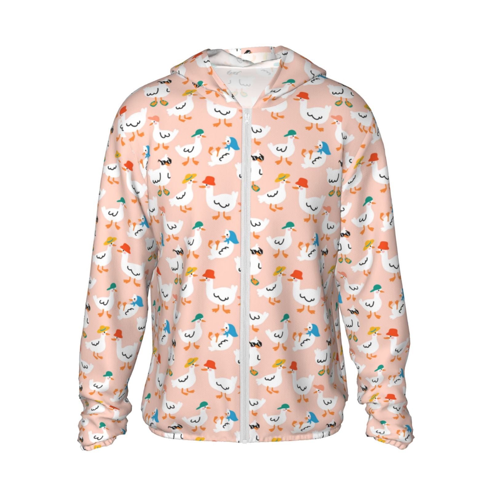 Haiem Cute Ducks In Hats UPF 50+ Fishing Shirts for Men Long Sleeve UV ...