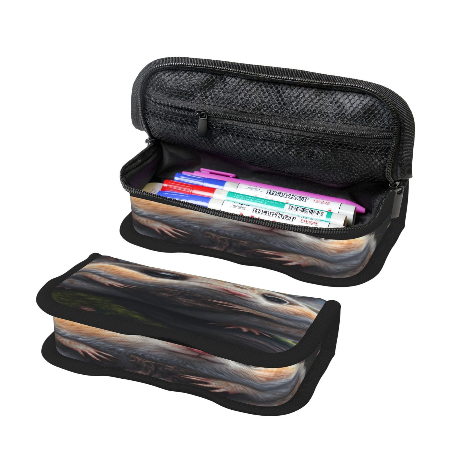 Haiem Cute Fat Ball Branch Printed Large Pencil Case, Big Capacity ...