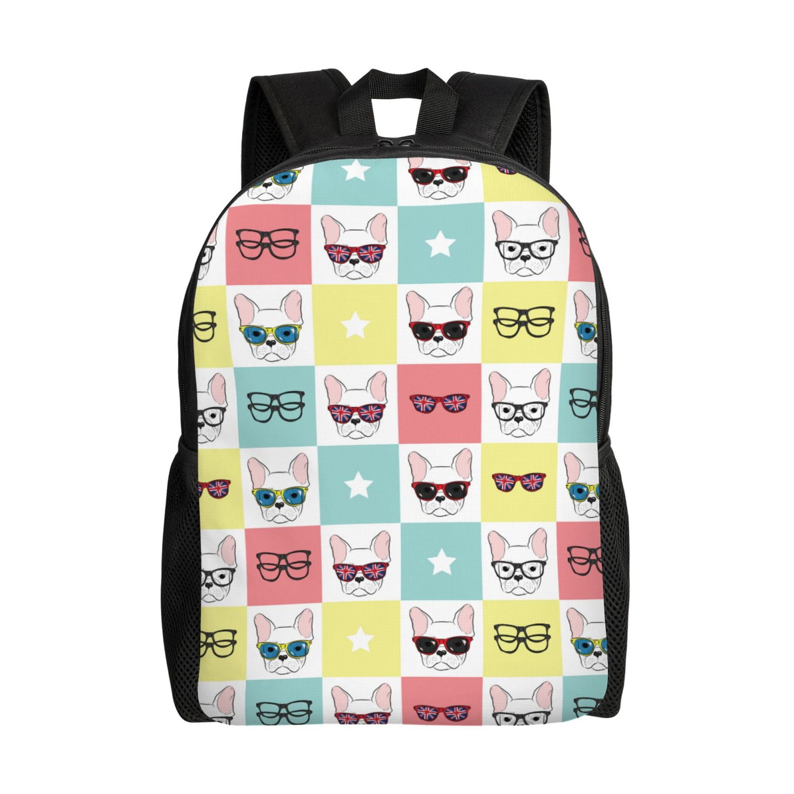 Haiem Cute French Bulldog Backpack - Stylish and Durable 15-inch Laptop ...