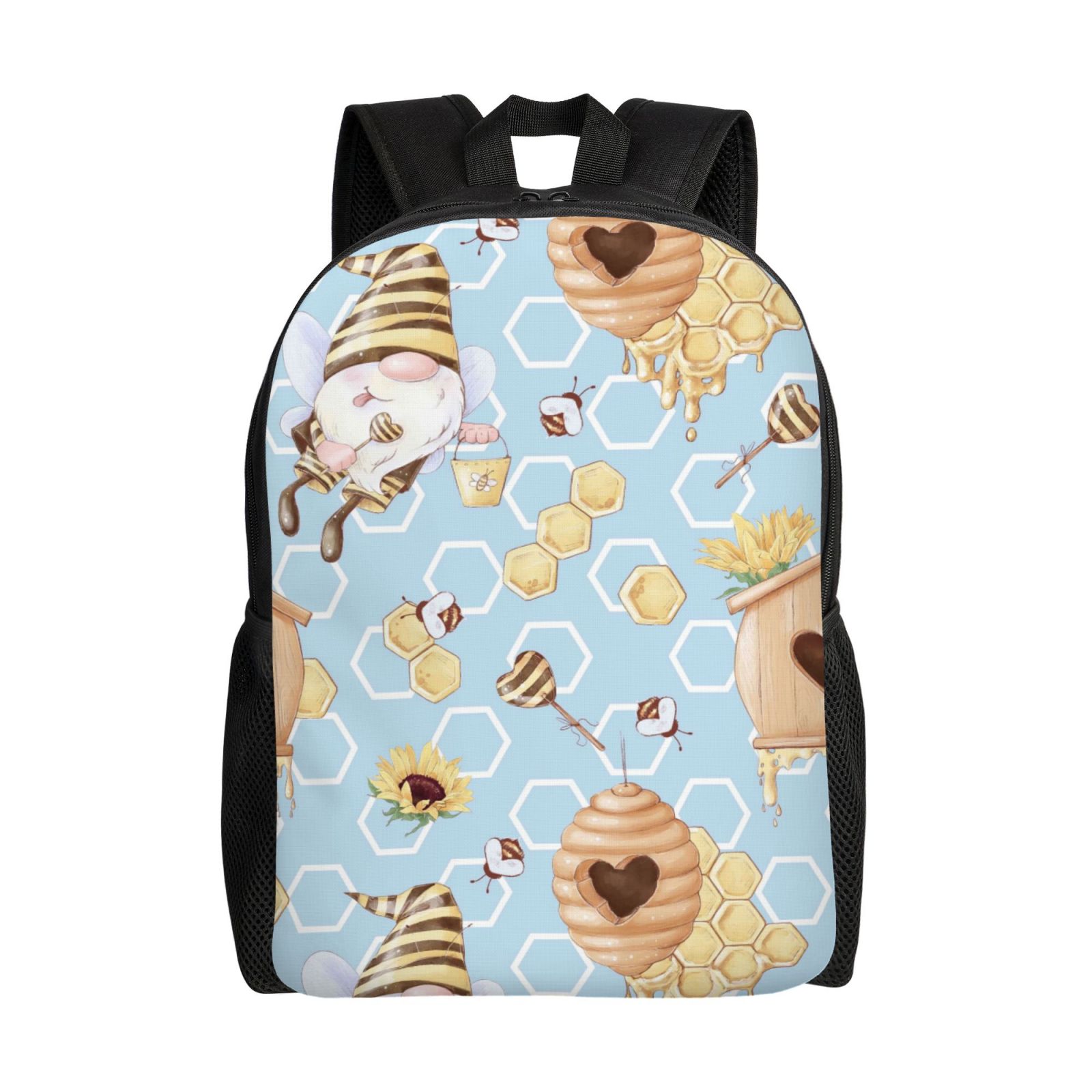 Haiem Cute Gnome Bee Collects Honey Backpack - Stylish and Durable 15 ...
