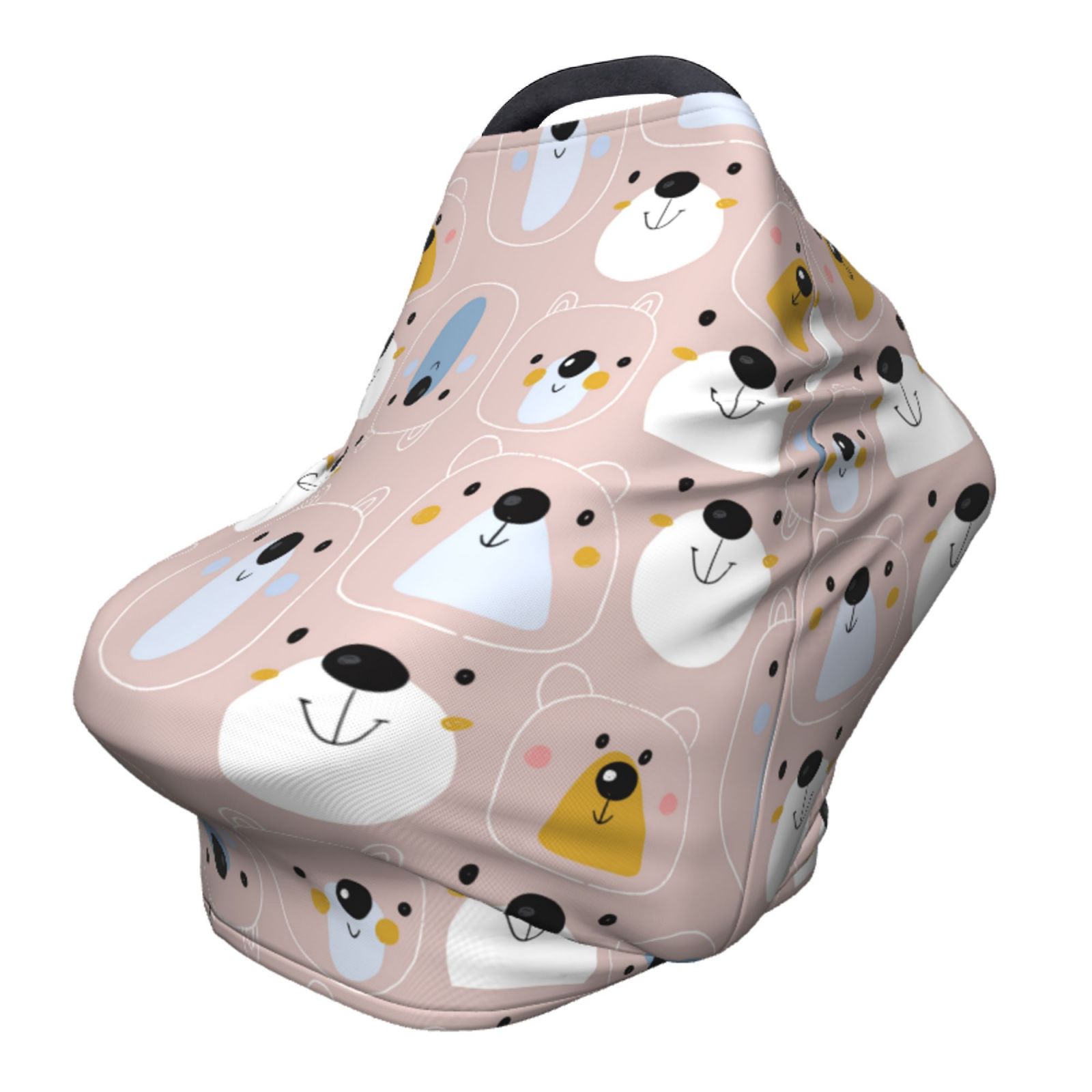 Haiem Cute Hand Drawn Bear Baby Nursing Cover & Nursing Poncho - Multi ...