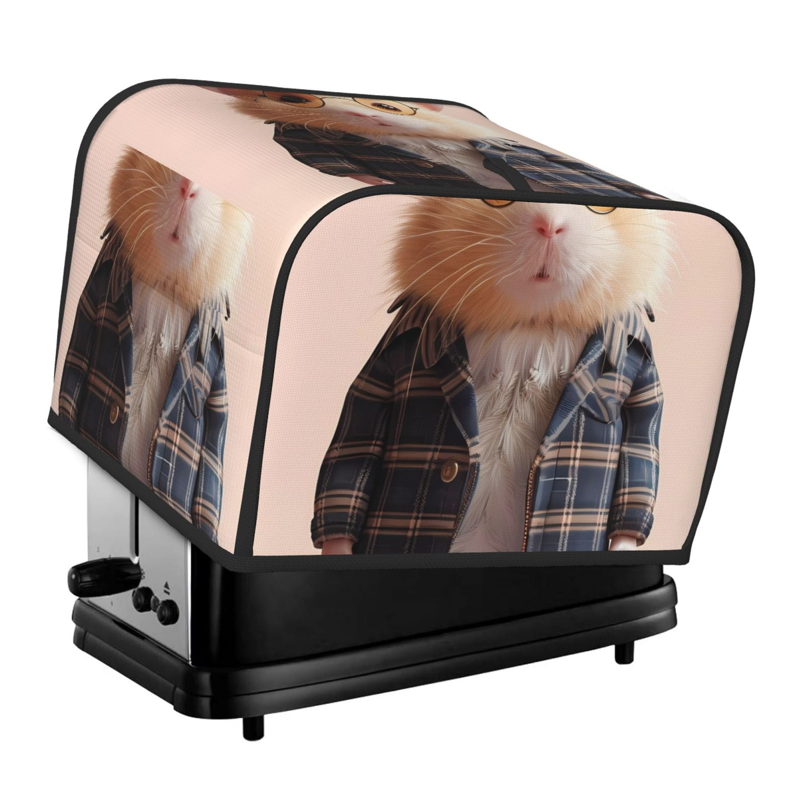 Haiem Cute Mouse In Glasses Print Toaster Covers 4 Slice Wide Slot ...
