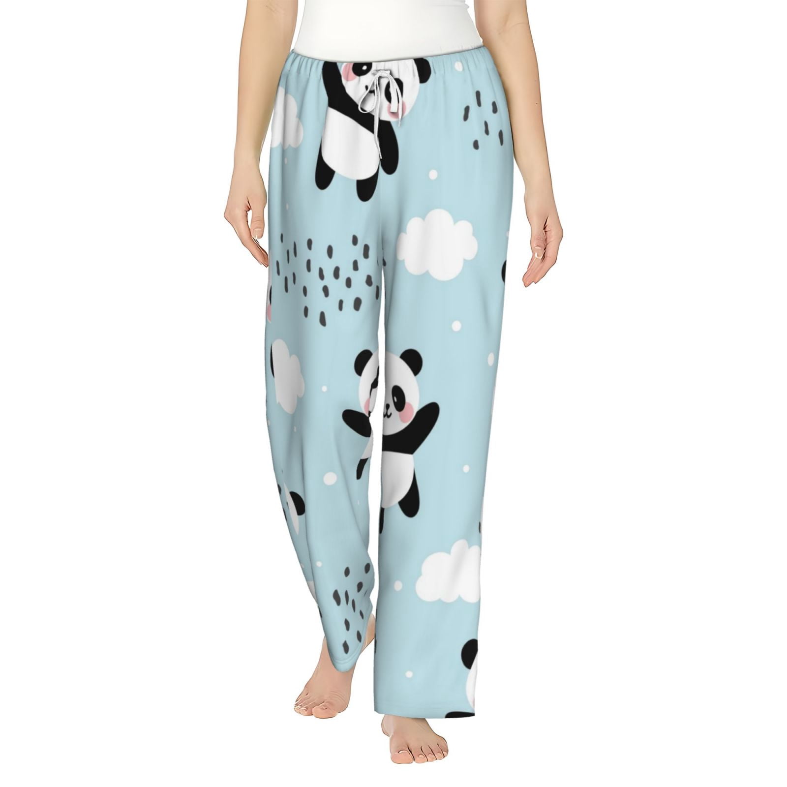 Haiem Cute Panda Bear Women's Pajama Pants Ultra Lightweight Pjs ...