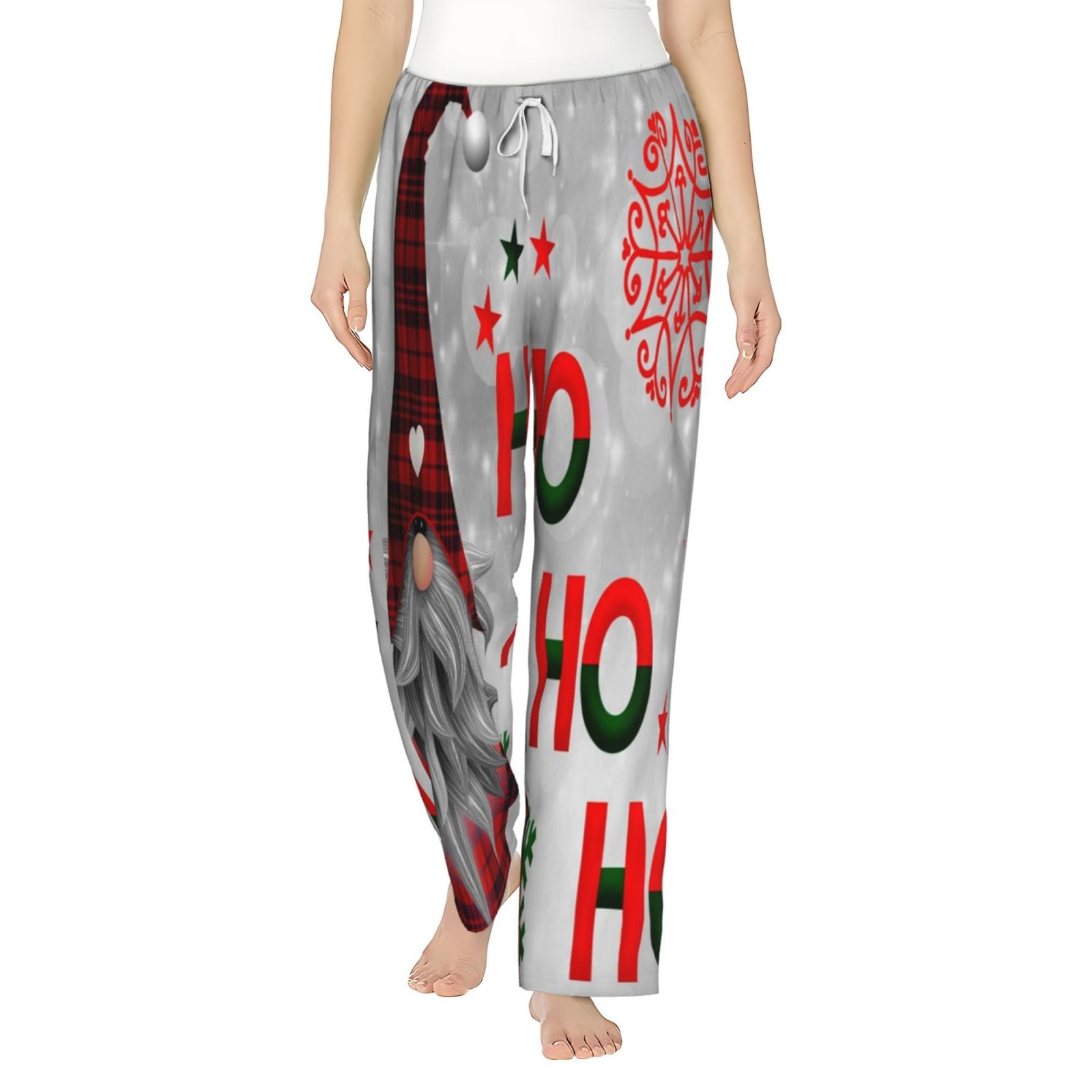 Haiem Cute Santa Women's Pajama Pants Ultra Lightweight Pjs Bottoms ...