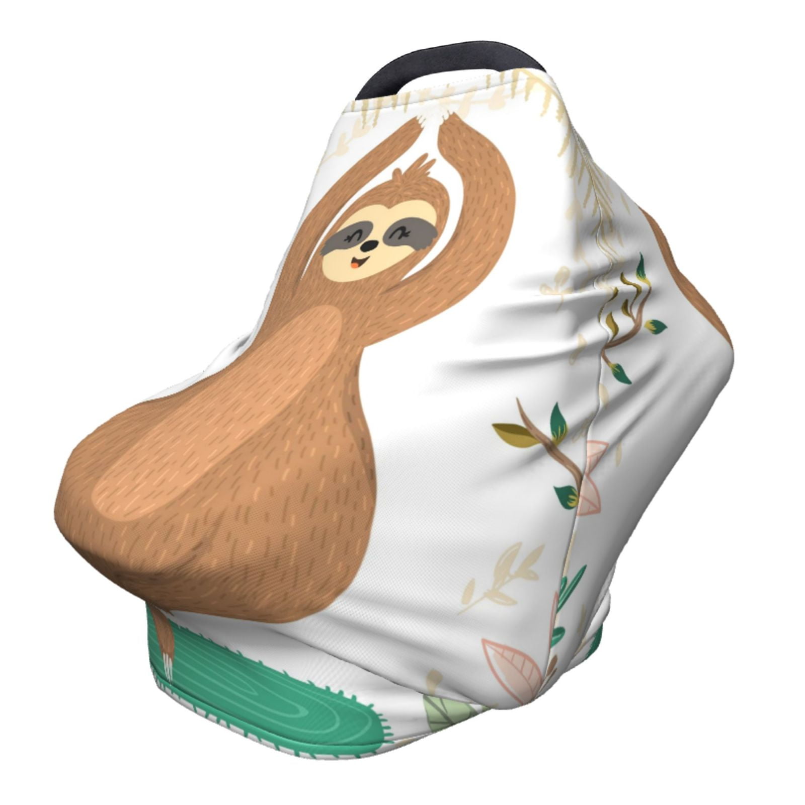 Haiem Cute Sloth In Yoga Pose Tree Baby Nursing Cover & Nursing Poncho ...