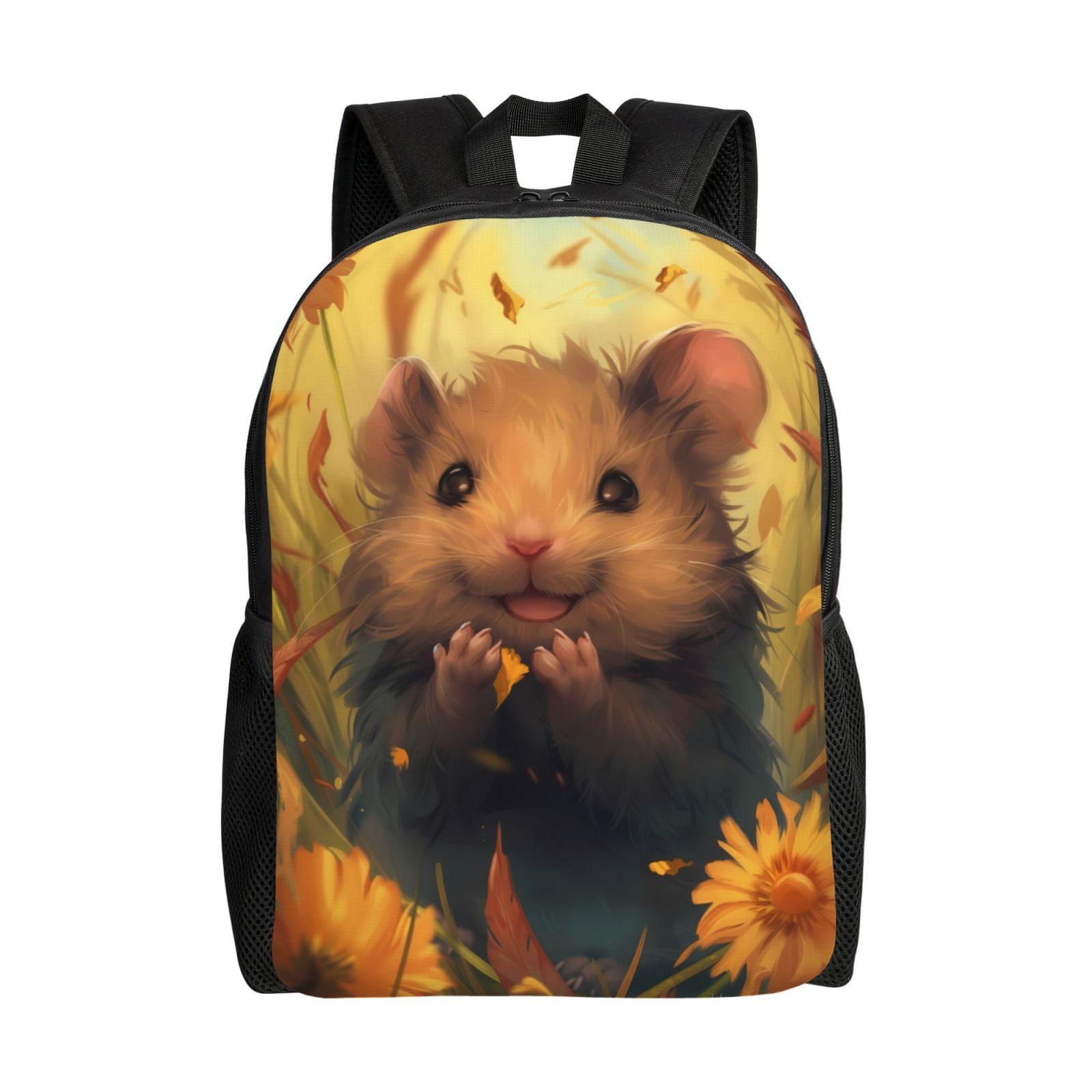 Haiem Cute Sunflower Guinea Pig Backpack - Stylish and Durable 15-inch ...