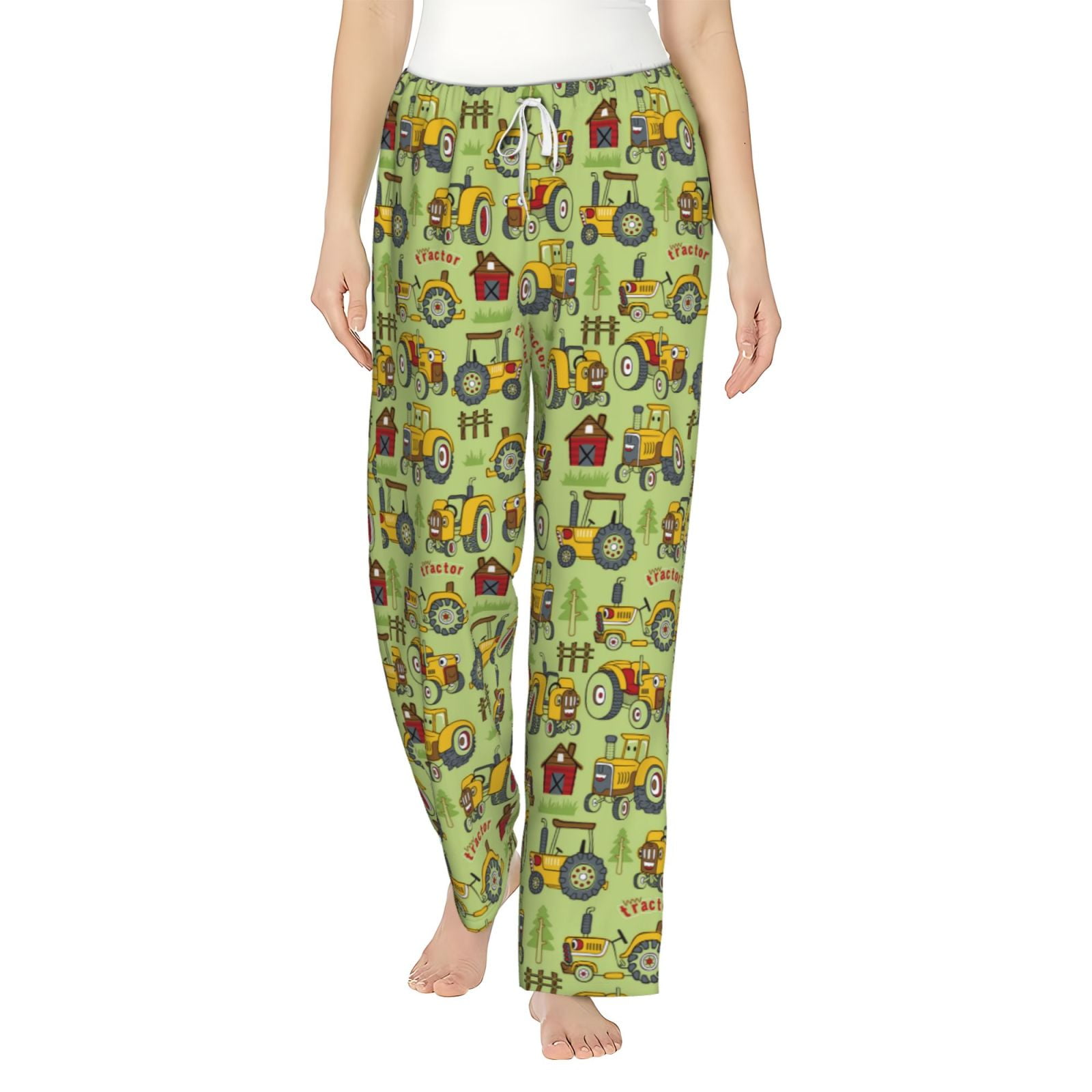Haiem Cute Tractor Women's Pajama Pants Ultra Lightweight Pjs Bottoms ...