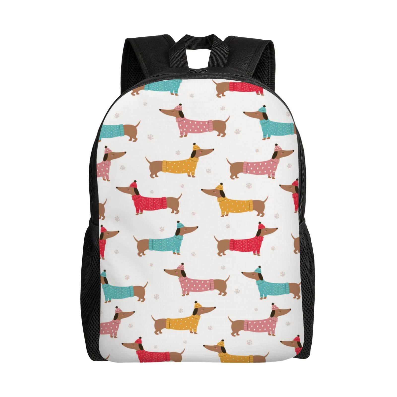 Haiem Dachshund Dog Puppy Backpack - Stylish and Durable 15-inch Laptop ...
